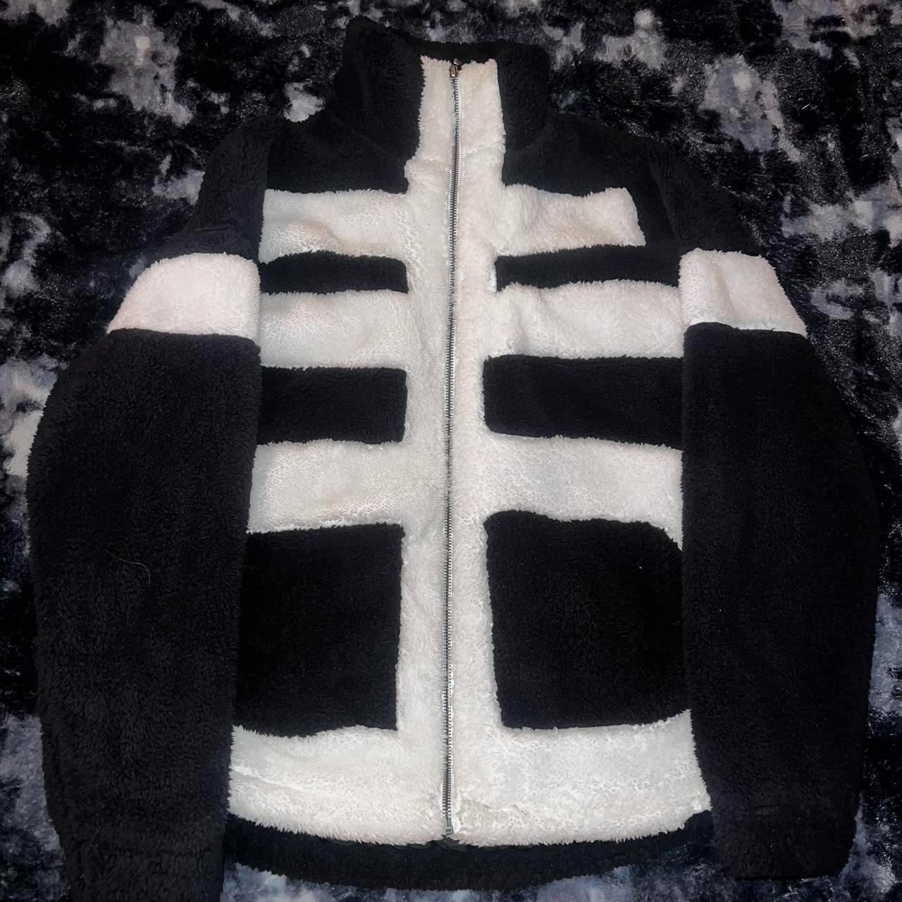 Drop Dead Clothing. Fuzzy-style jacket, warm yet... - Depop