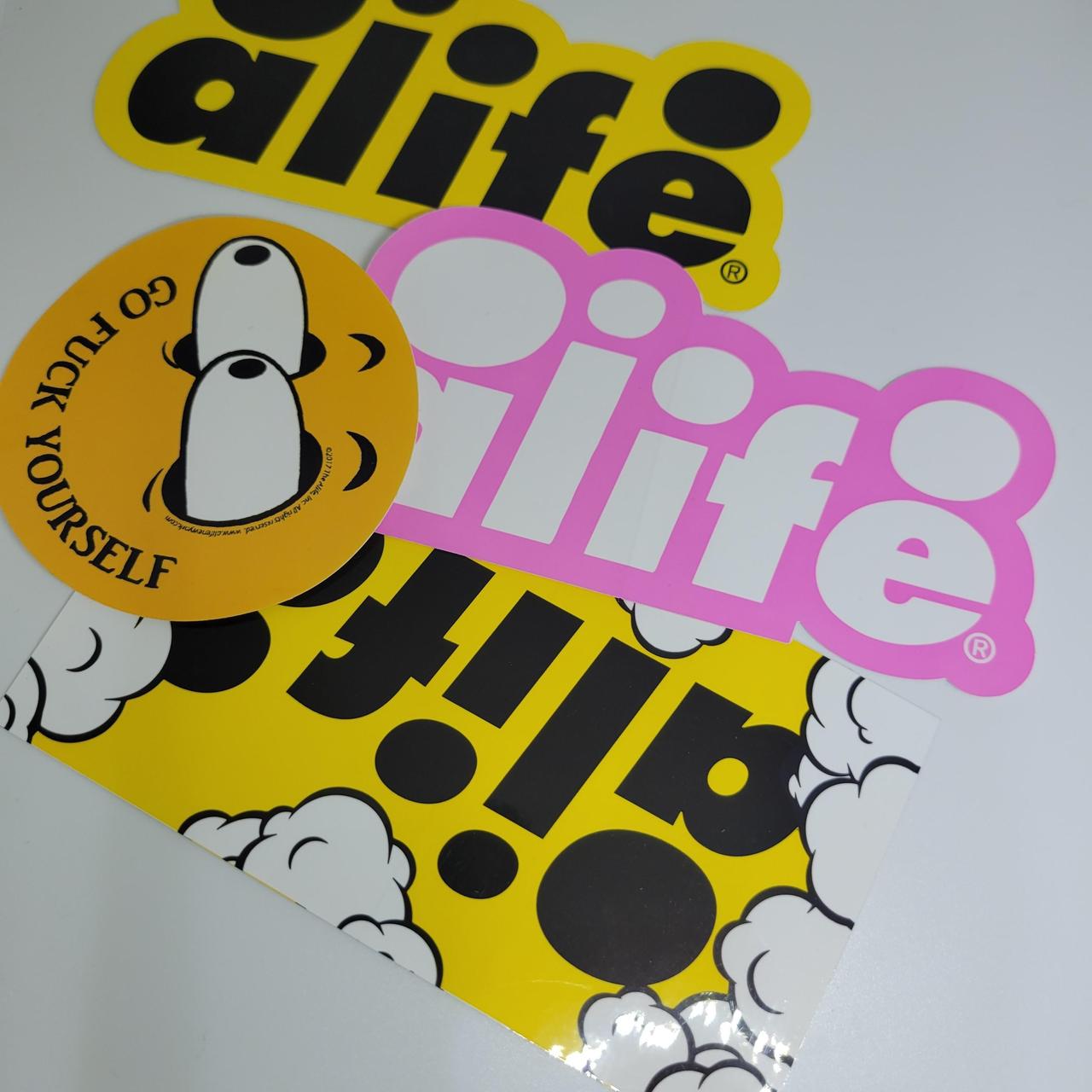 4 alife stickers #alife #skate #stickers - Depop