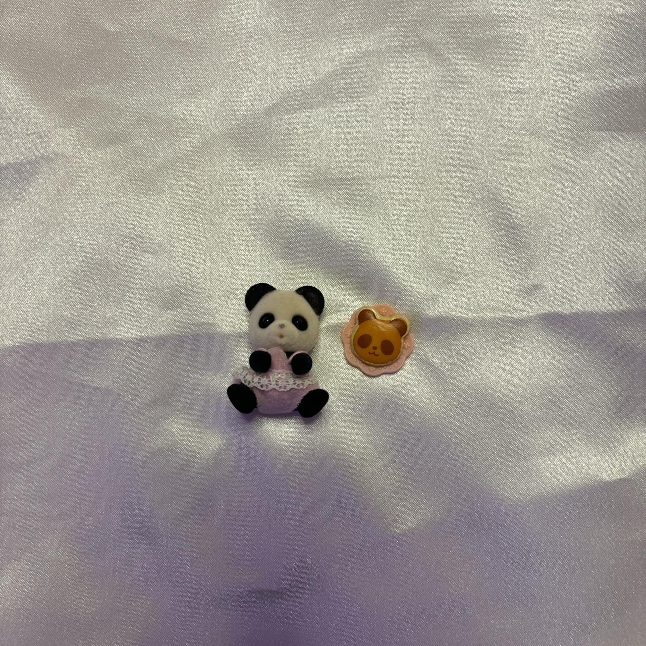 Panda with panda pancake calico critter Like new, no... - Depop
