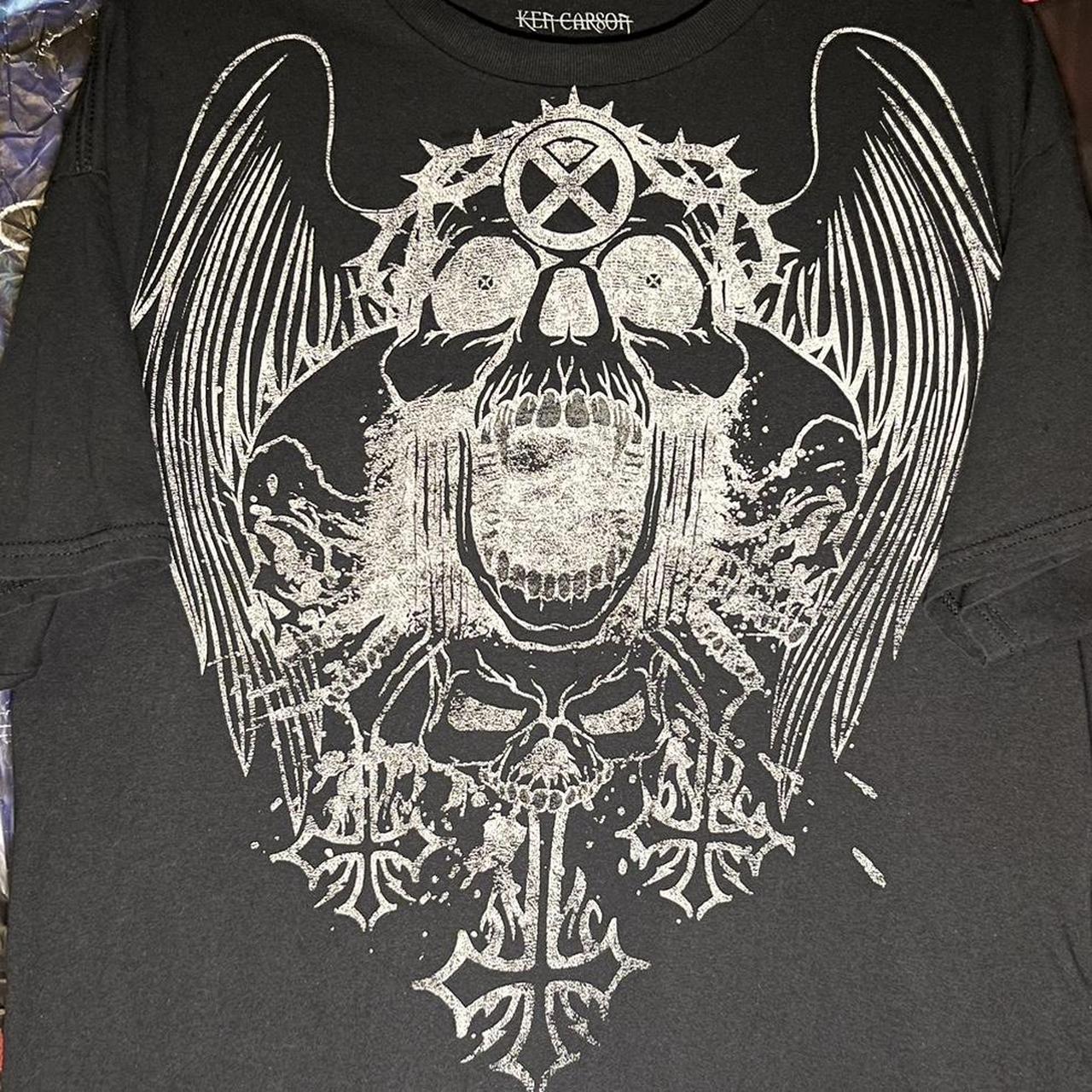 Ken Carson Xsidedown Crosses Tee Tagged XL But... - Depop