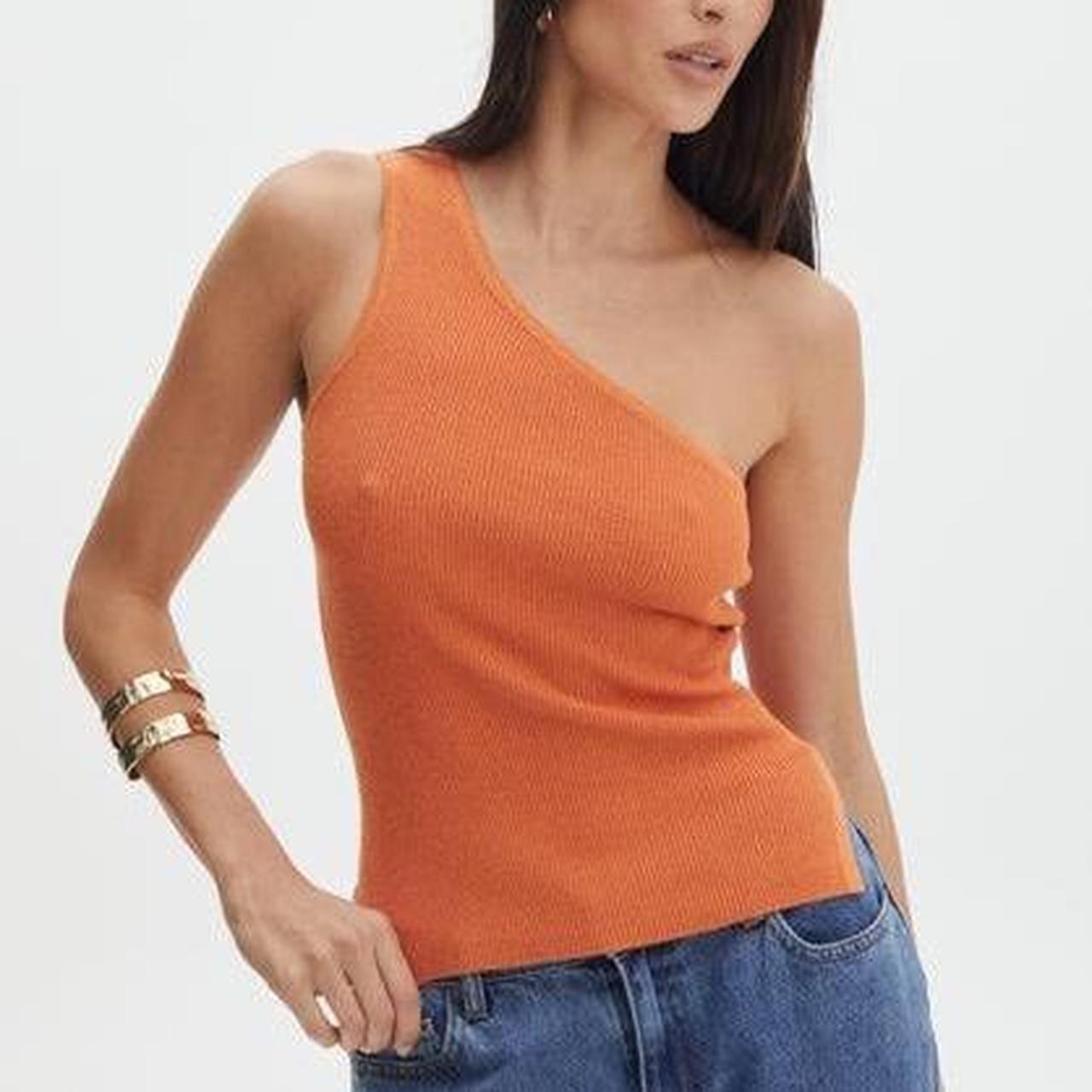 Glassons one shoulder top size small - Depop