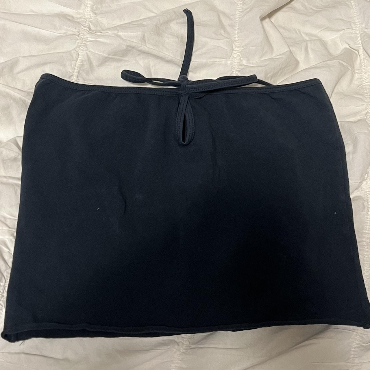 Brandy Melville Irina Top in Navy Keyhole tube top -... | Depop