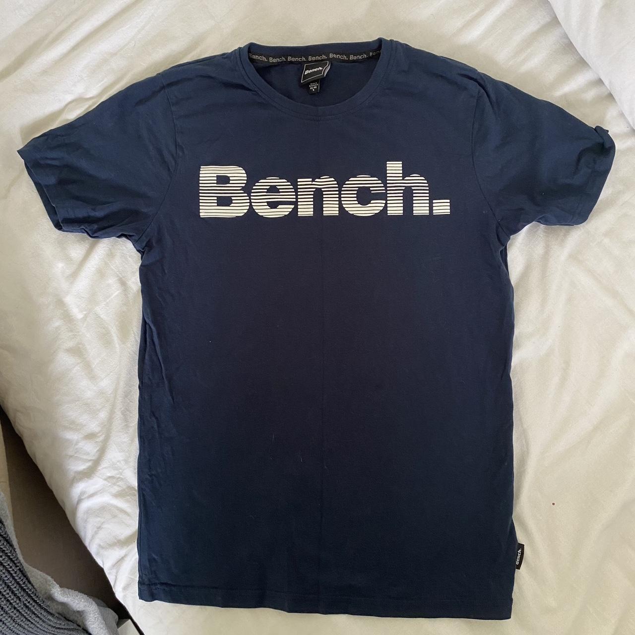 Navy blue Bench t-shirt Size S (fits like xs) Great... | Depop