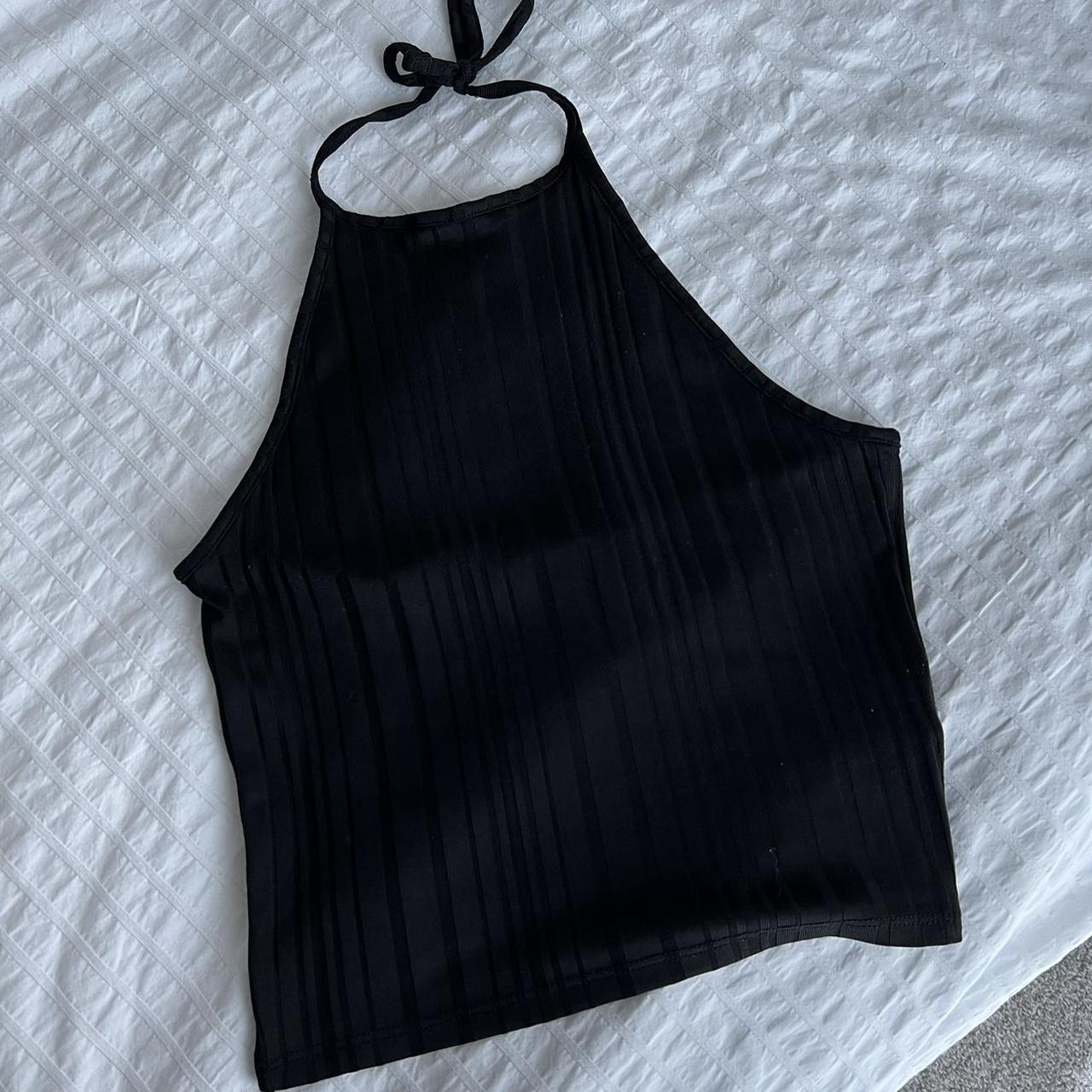 Monki halter neck top stretchy material with... - Depop