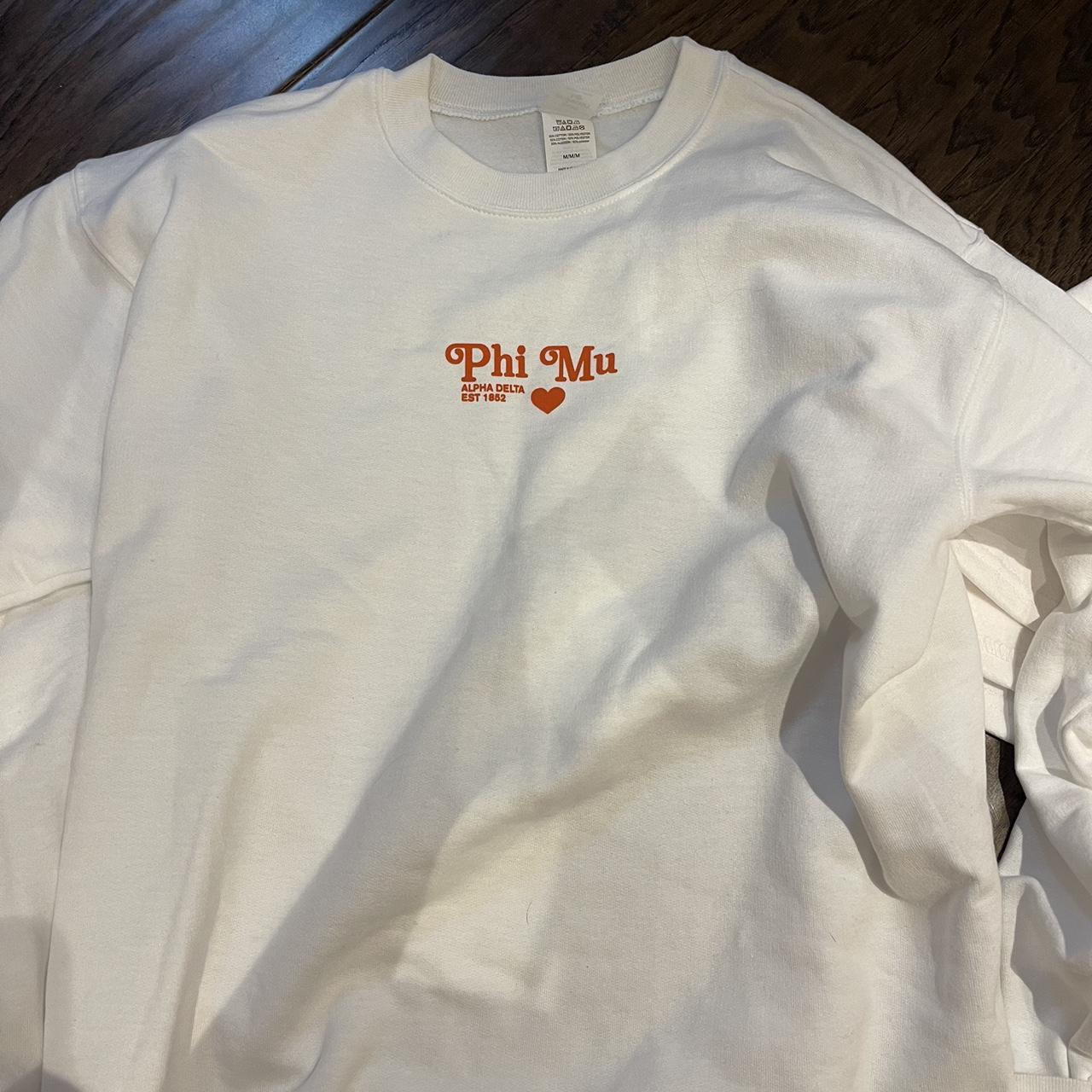 White and red Phi Mu Sorority Set! Bought from... - Depop