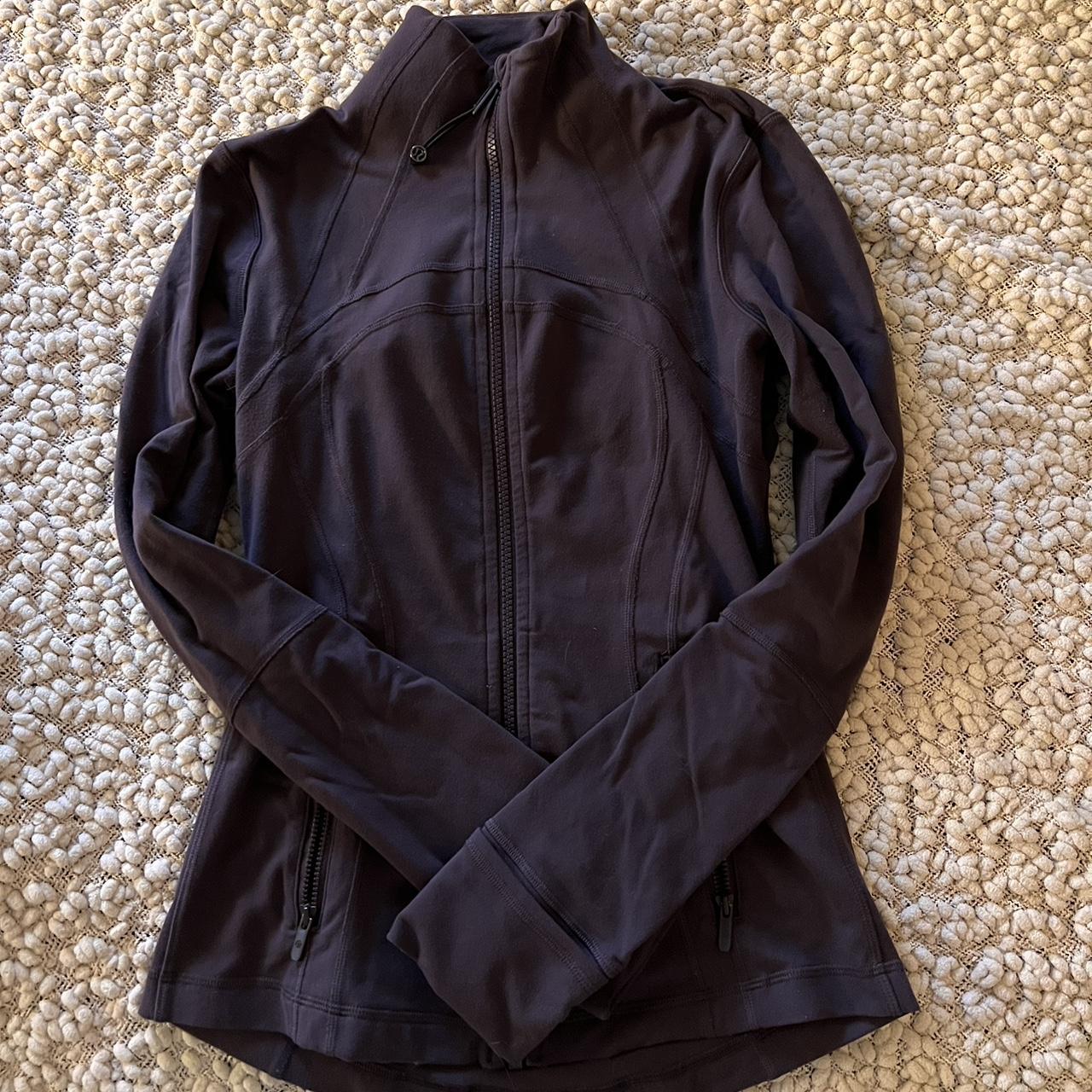deep purple lululemon define jacket size 4 in... - Depop