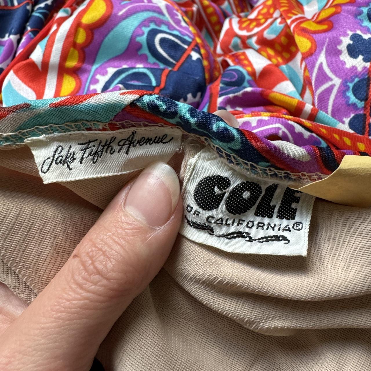 70s vintage groovy halter maxi dress Cole of... - Depop