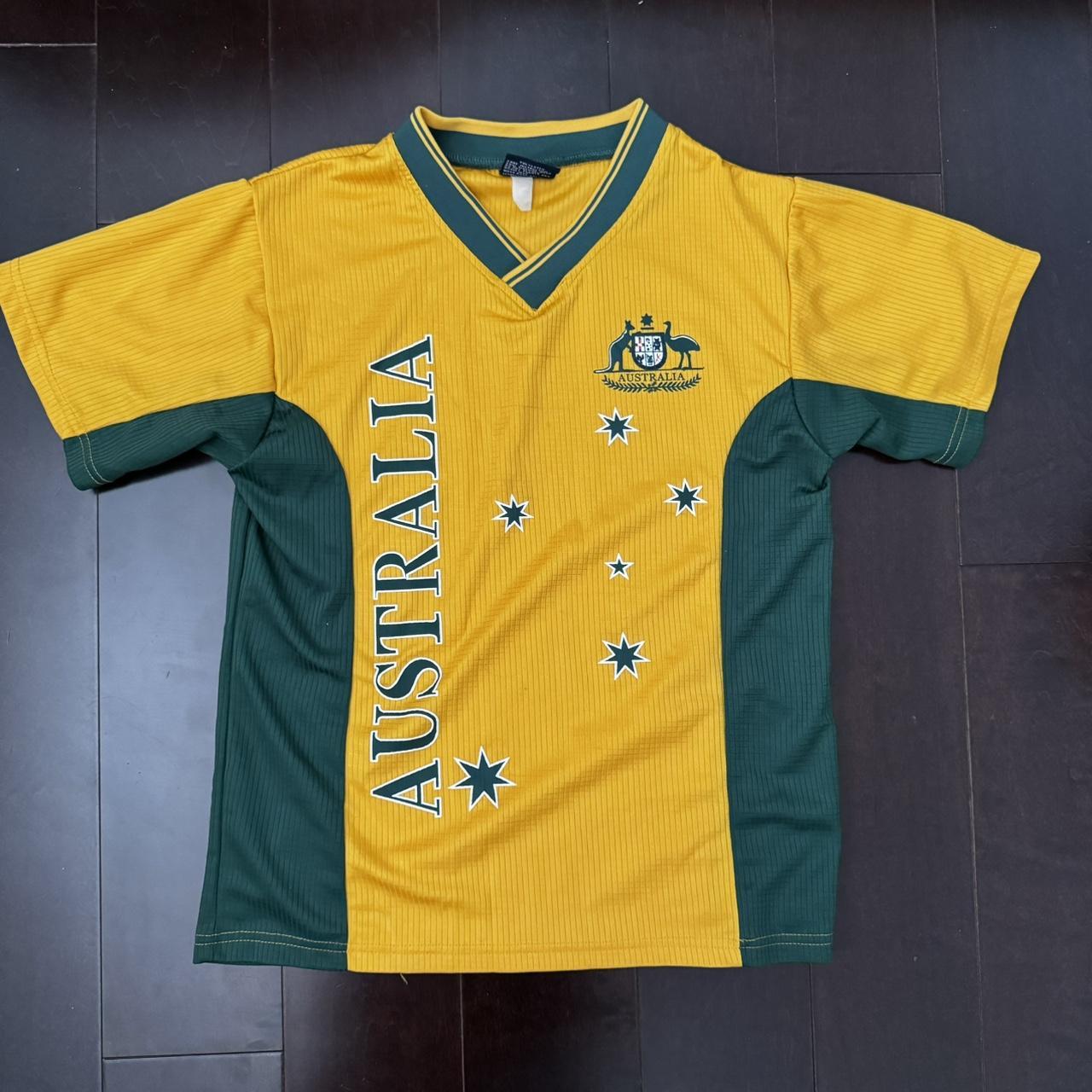 Australia football soccer jersey size: men’s... - Depop
