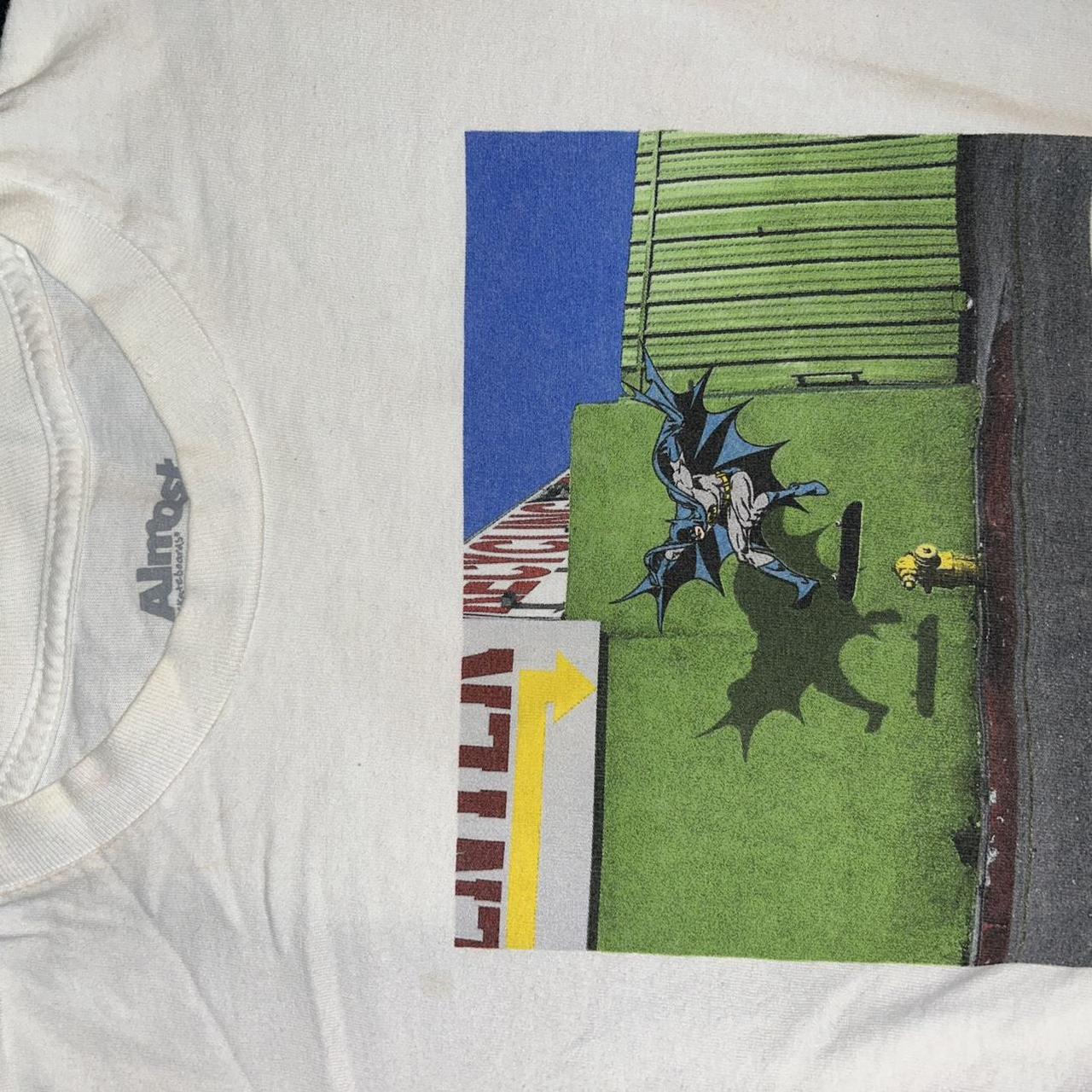 Almost skateboarding T shirt with Batman 🦇🛹 ***YOUTH... - Depop