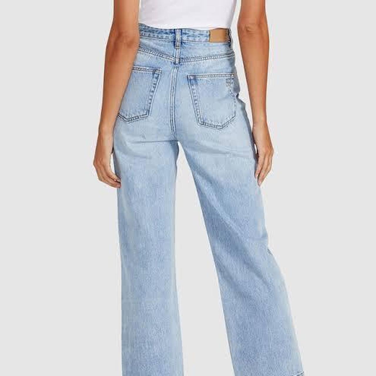 Insight denim jeans Cropped raw hem Size 10 Tags;... - Depop