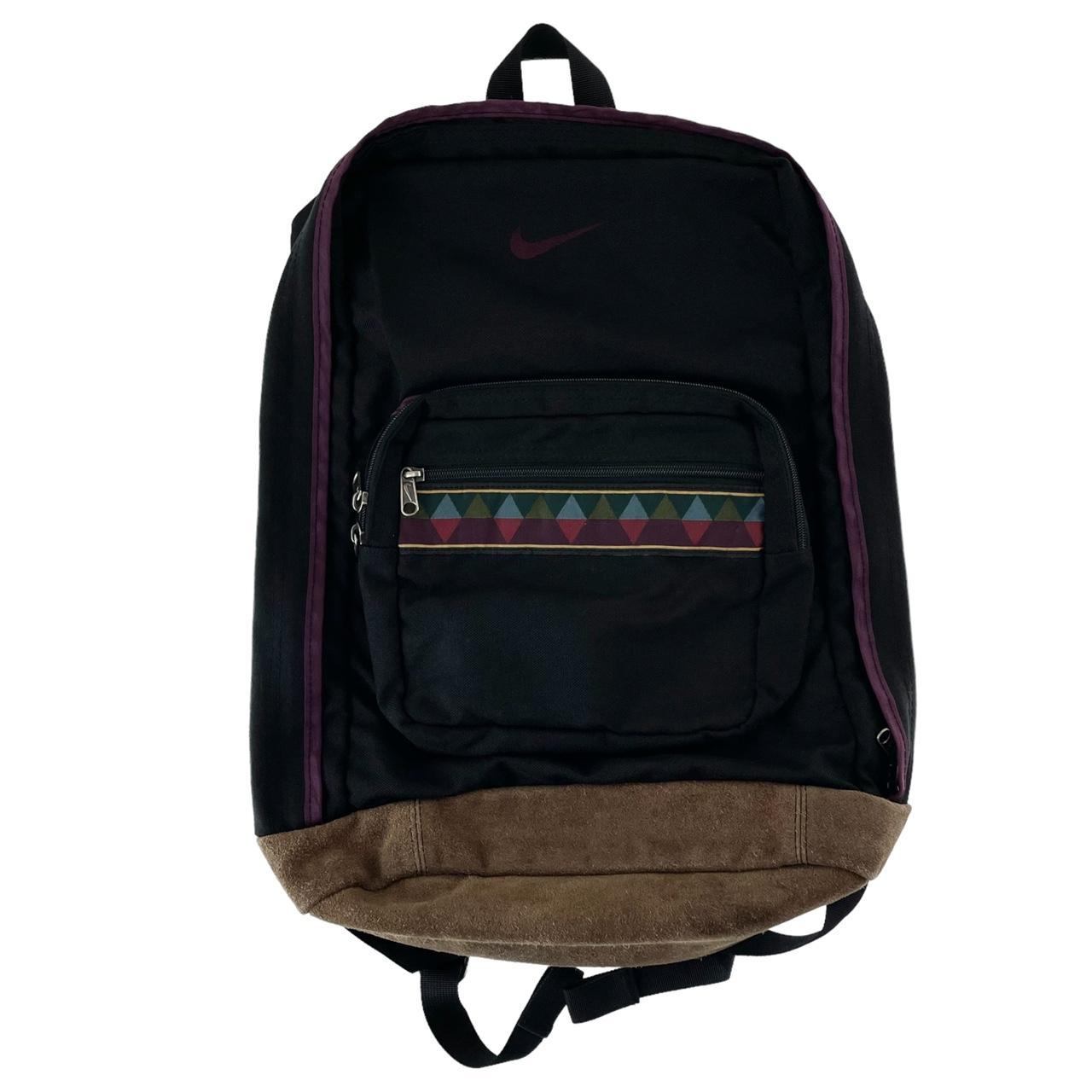 Vintage Nike swoosh backpack rucksack bag... - Depop