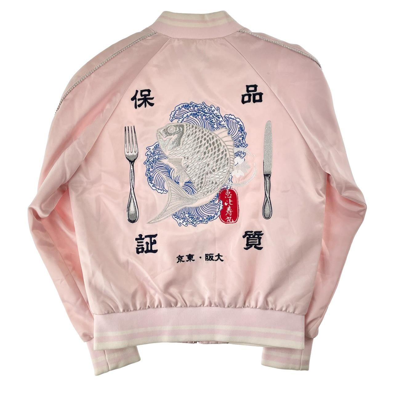 Evisu koi fish jacket woman’s size... - Depop