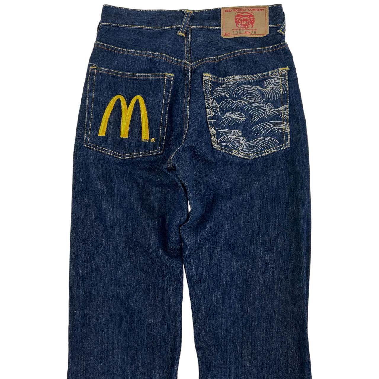 Vintage RMC McDonalds Japanese Denim Jeans Size... - Depop