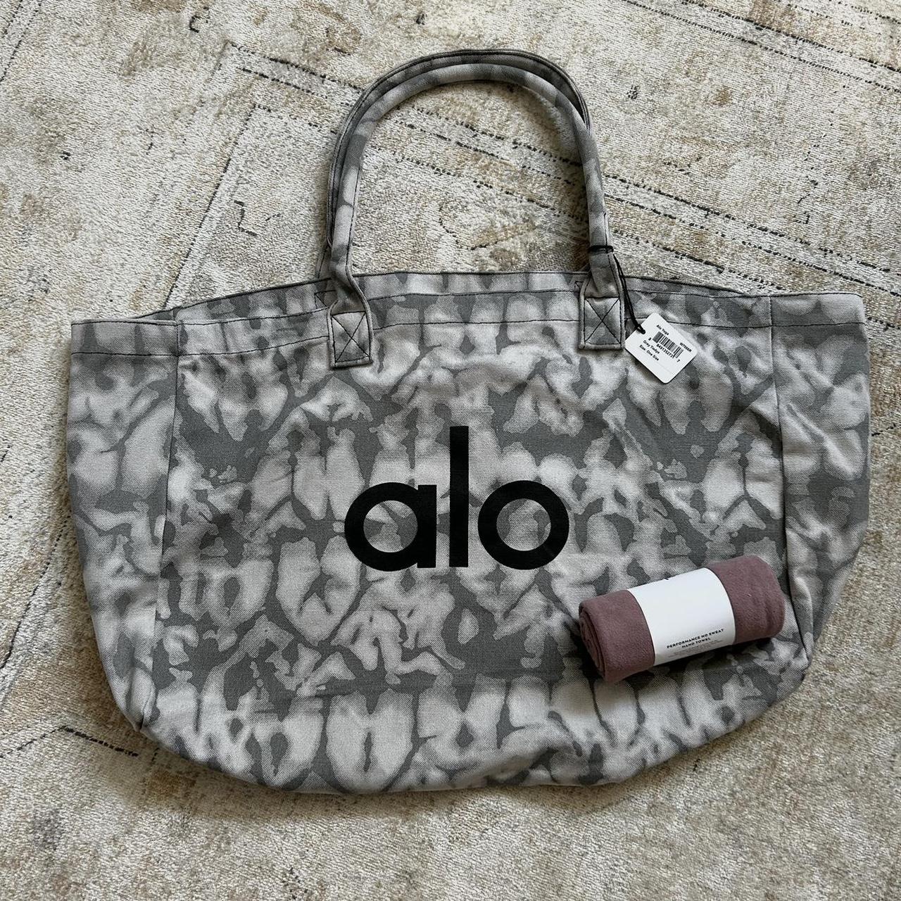 ALO YOGA grey tie-dye yoga mat bag. Retails for $75... - Depop