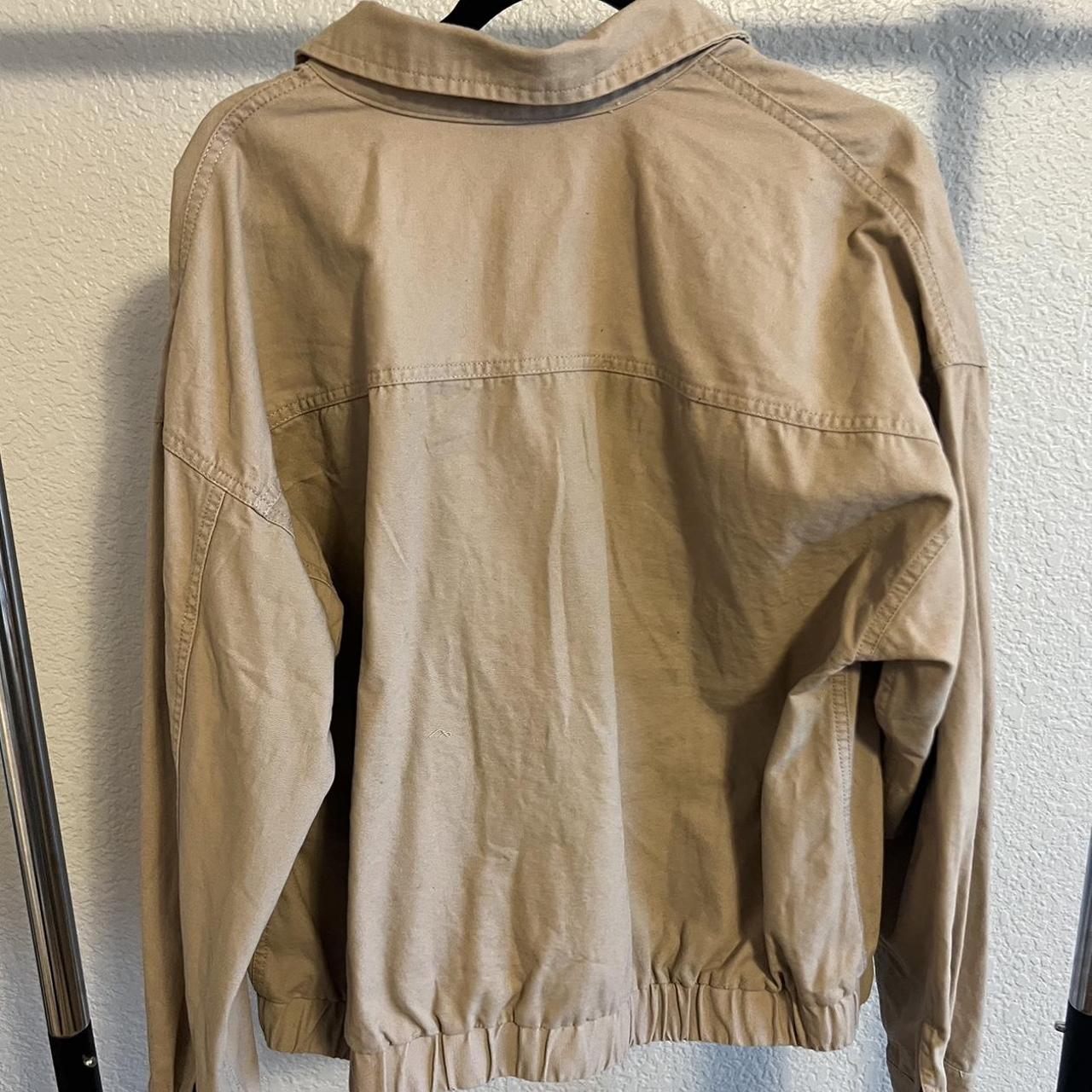 Lightweight cargo jacket! - Depop