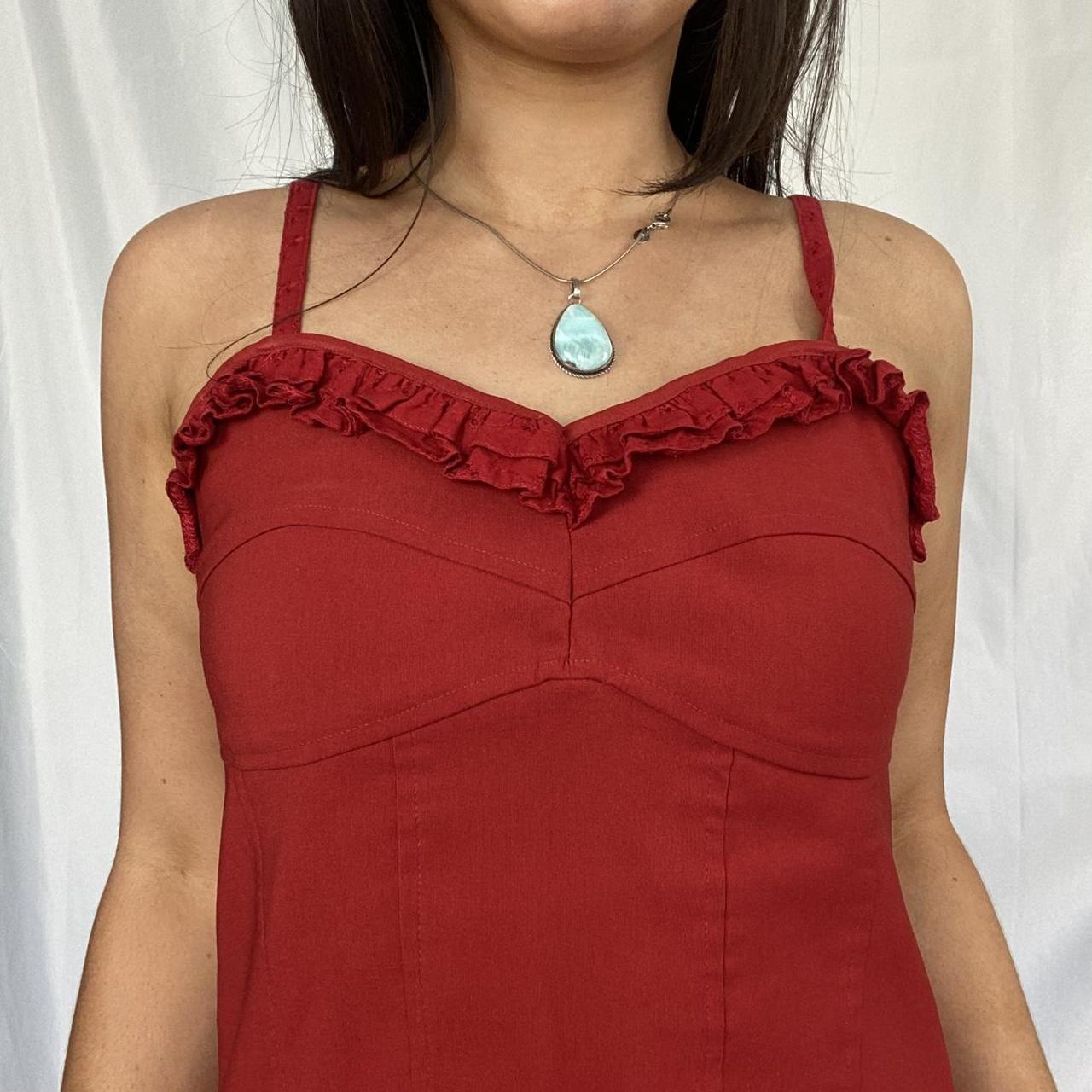 Vintage Rosette Corset Style Top •Condition: very... - Depop