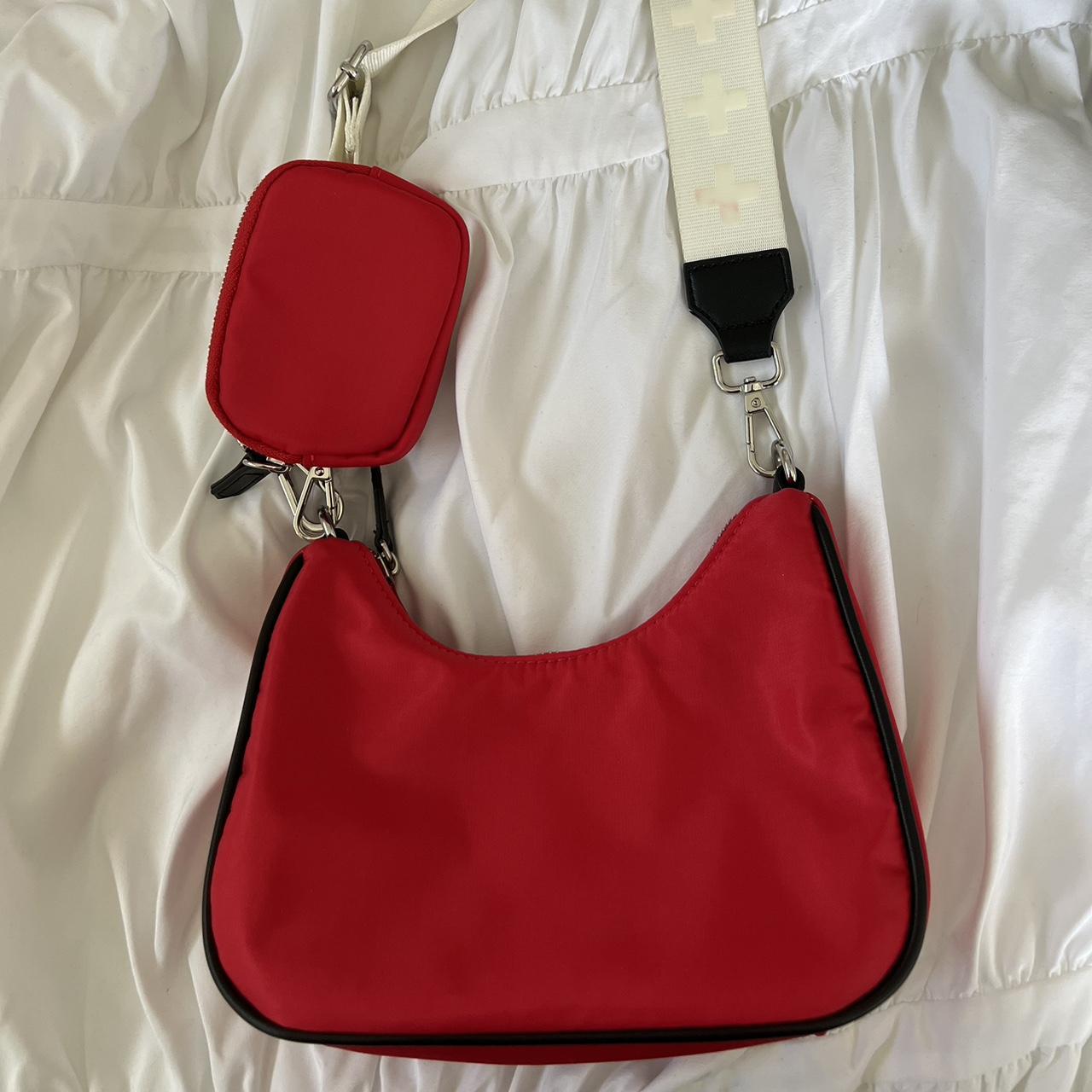 adorable red crossbody bag #crossbody #purse #redpurse - Depop
