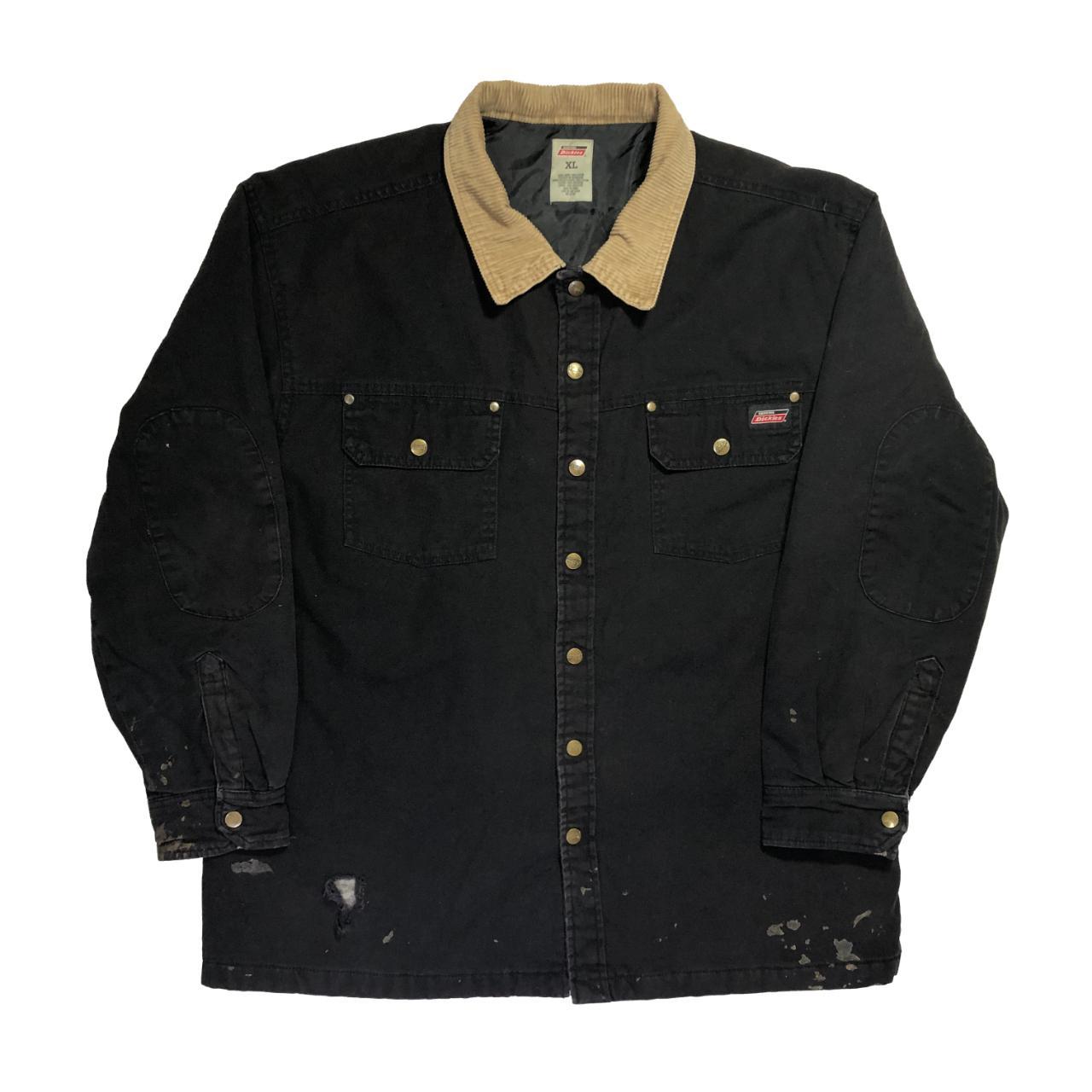Vintage Quilt Lined Dickies Work Jacket Snap Button Depop