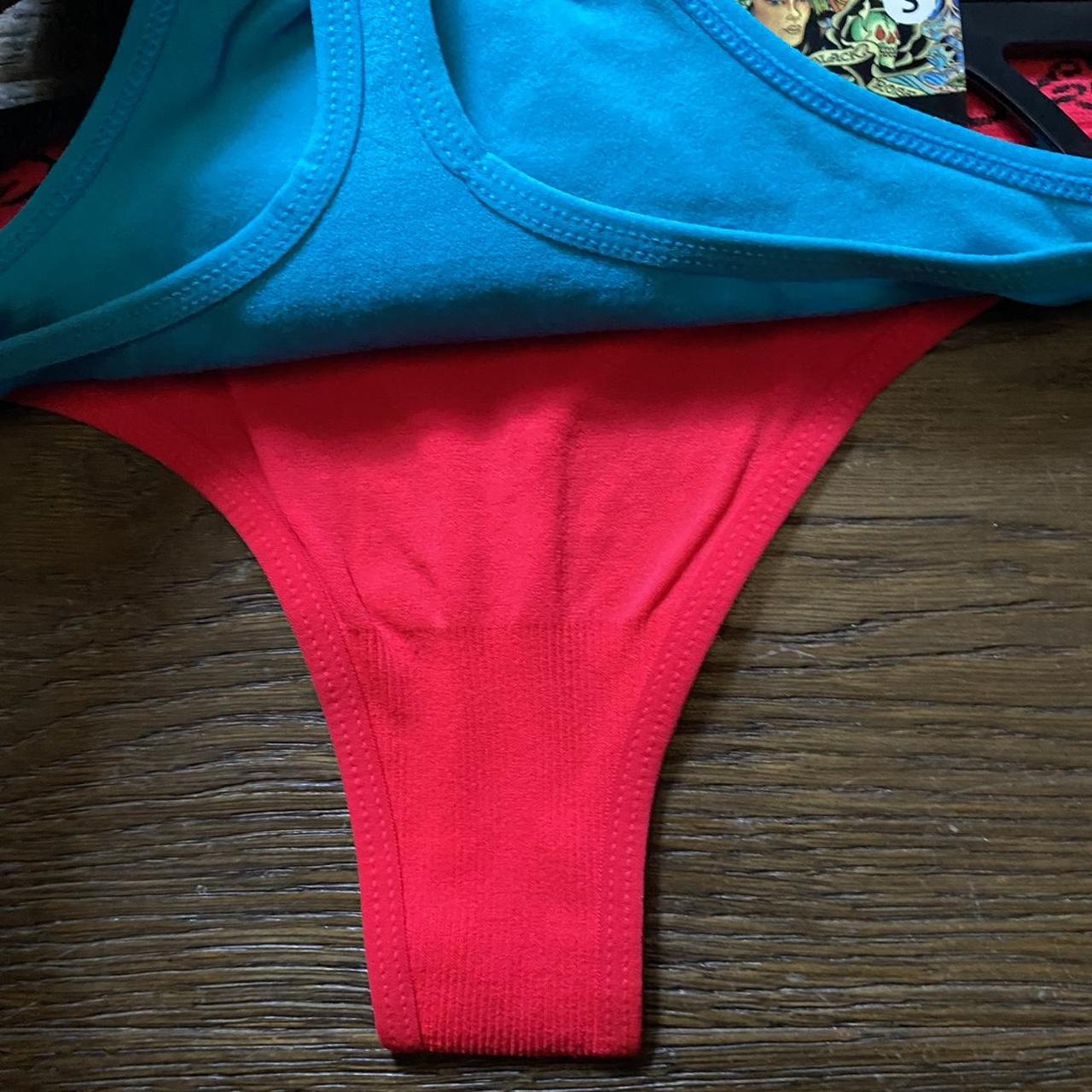 Two pack Ed Hardy thongs Dead stock blue tiger... - Depop