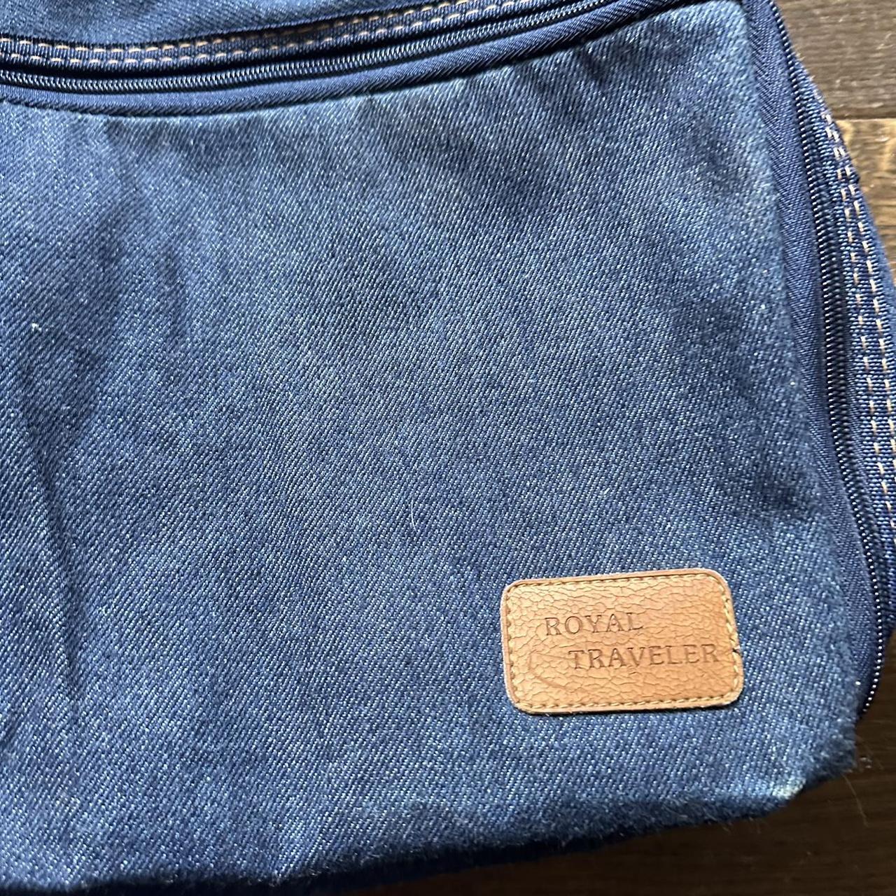 90s blue denim purse Vintage blue denim square... | Depop