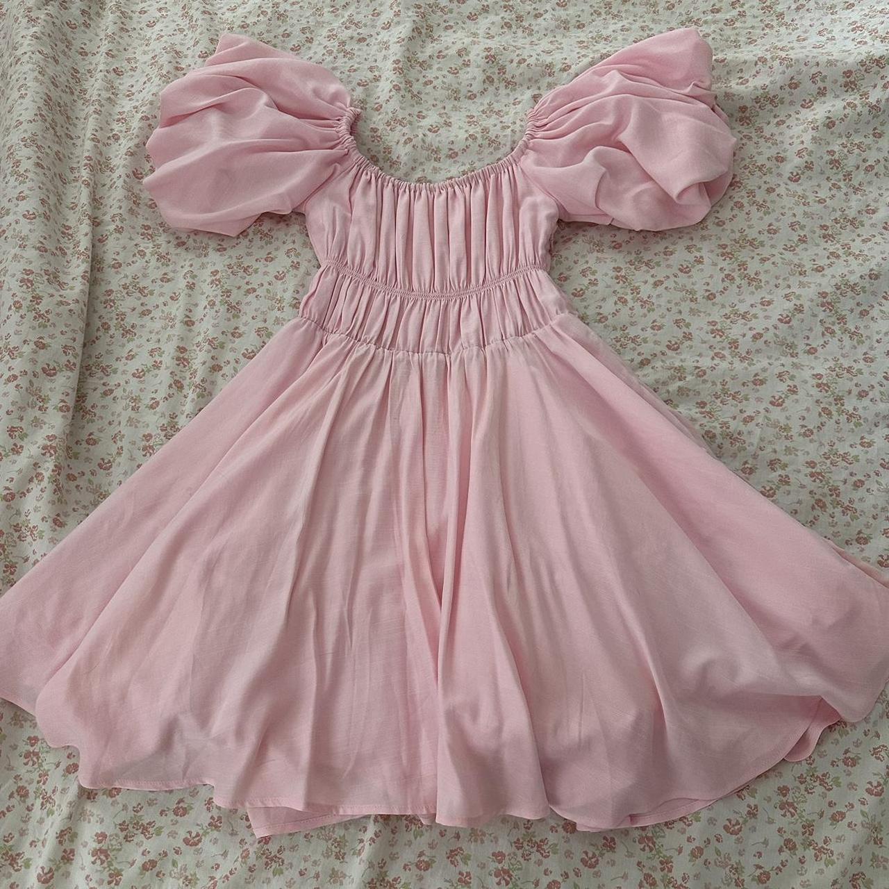 Jing pink princess mini dress - Depop