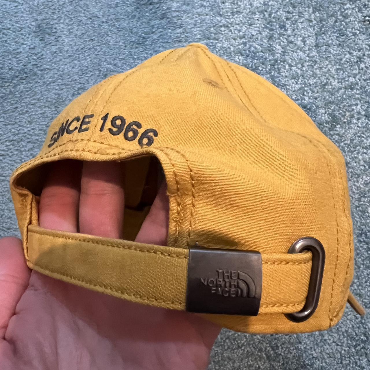 The north face mustard yellow cap one size new - Depop