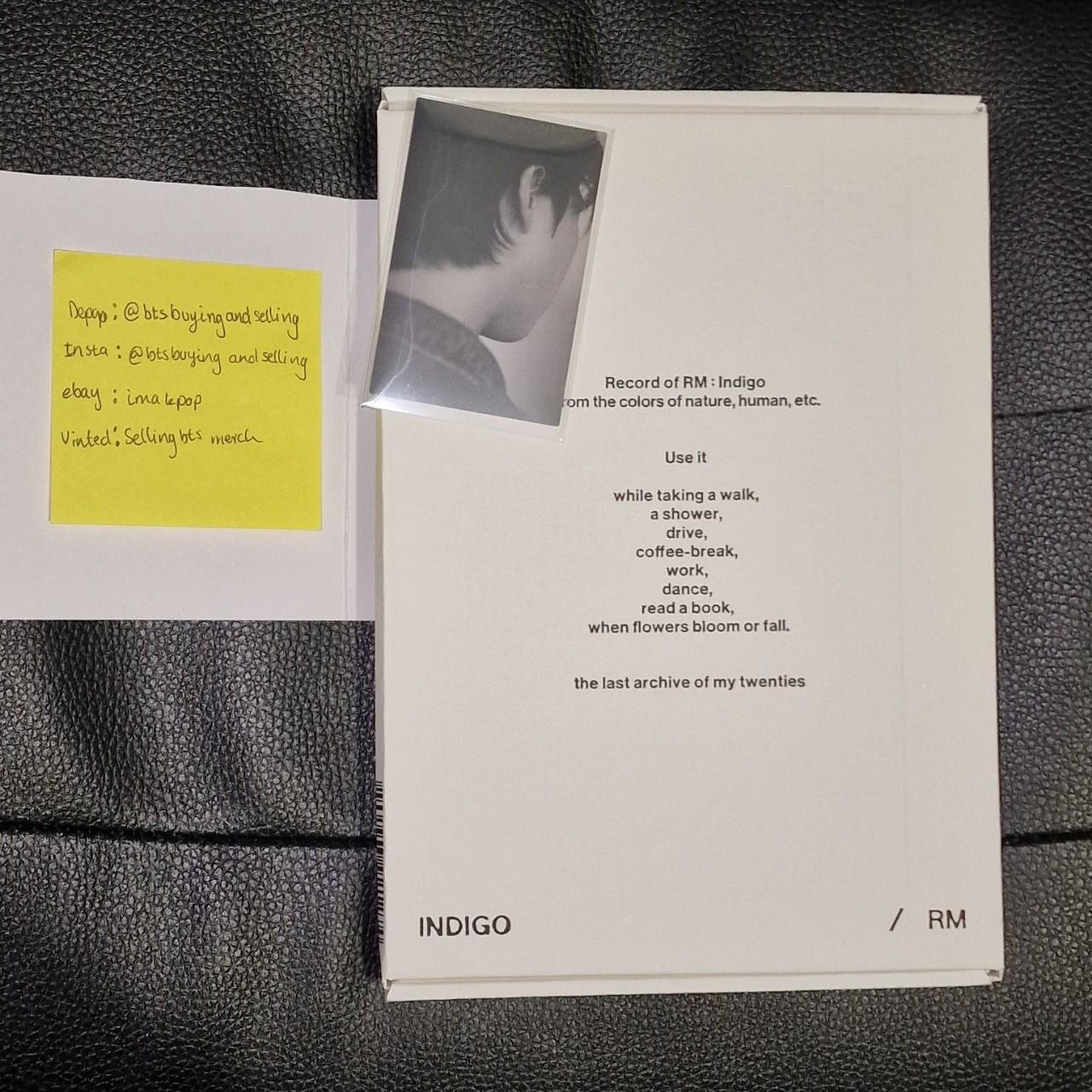 Namjoon RM Indigo Book version With all inclusions... - Depop