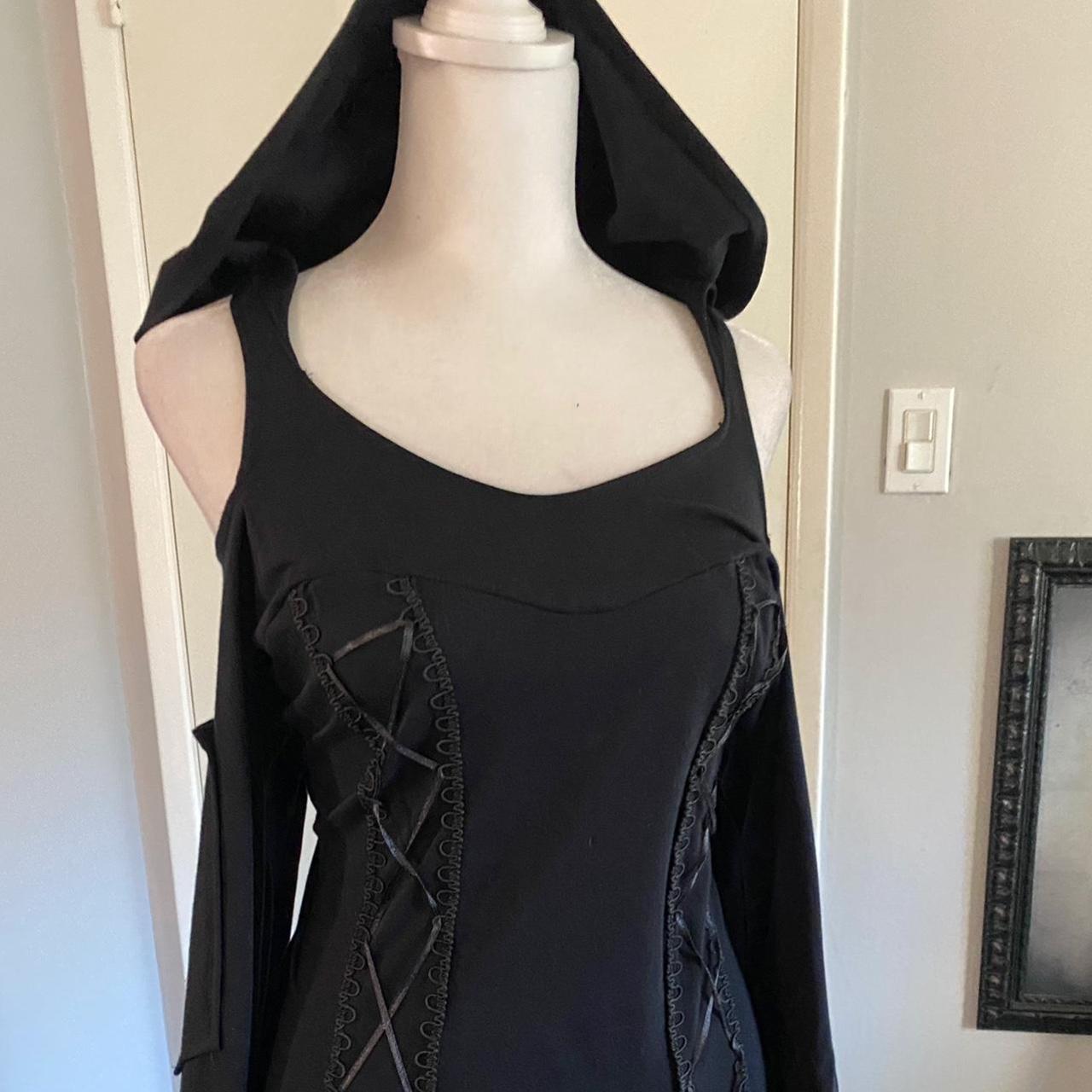 Elven Huntress Fairycore Gothic Handmade Dress... - Depop