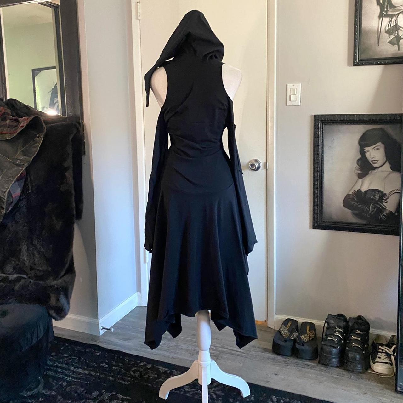 Elven Huntress Fairycore Gothic Handmade Dress... - Depop