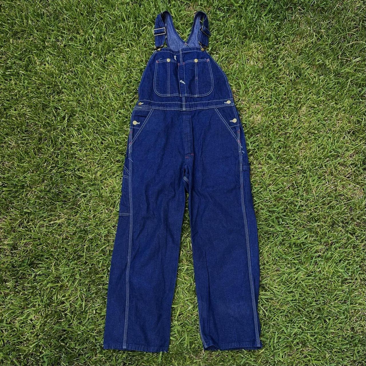 Vintage Dickies Carpenter Overalls Size - 30 x... - Depop