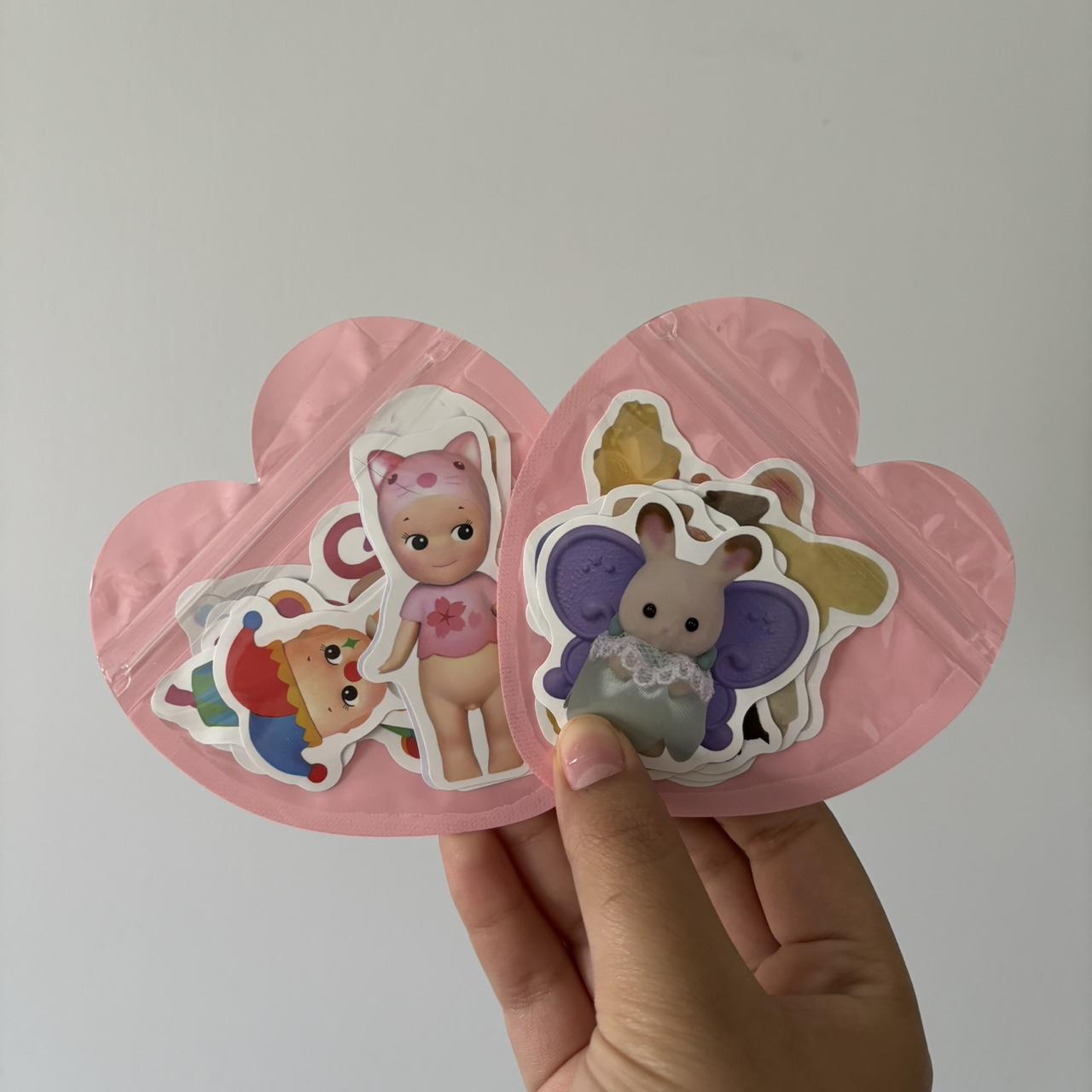 sonny angel & calico critter sticker packs (10... - Depop