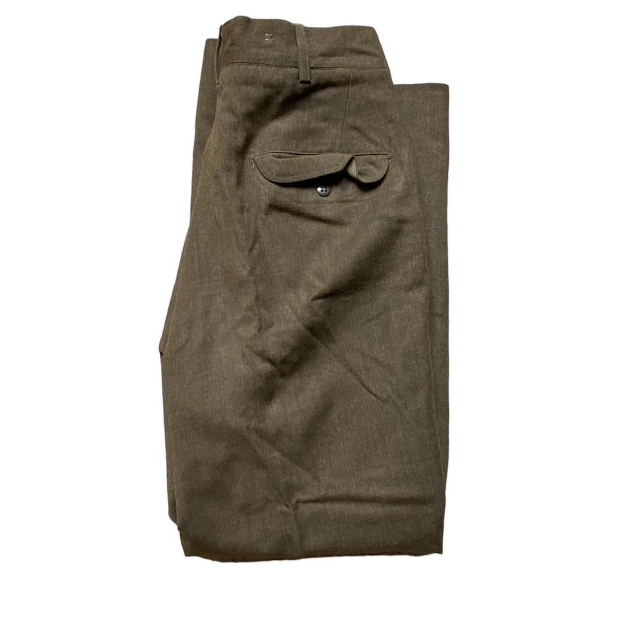 Vintage WWII Wool Army Pants Wearing... - Depop