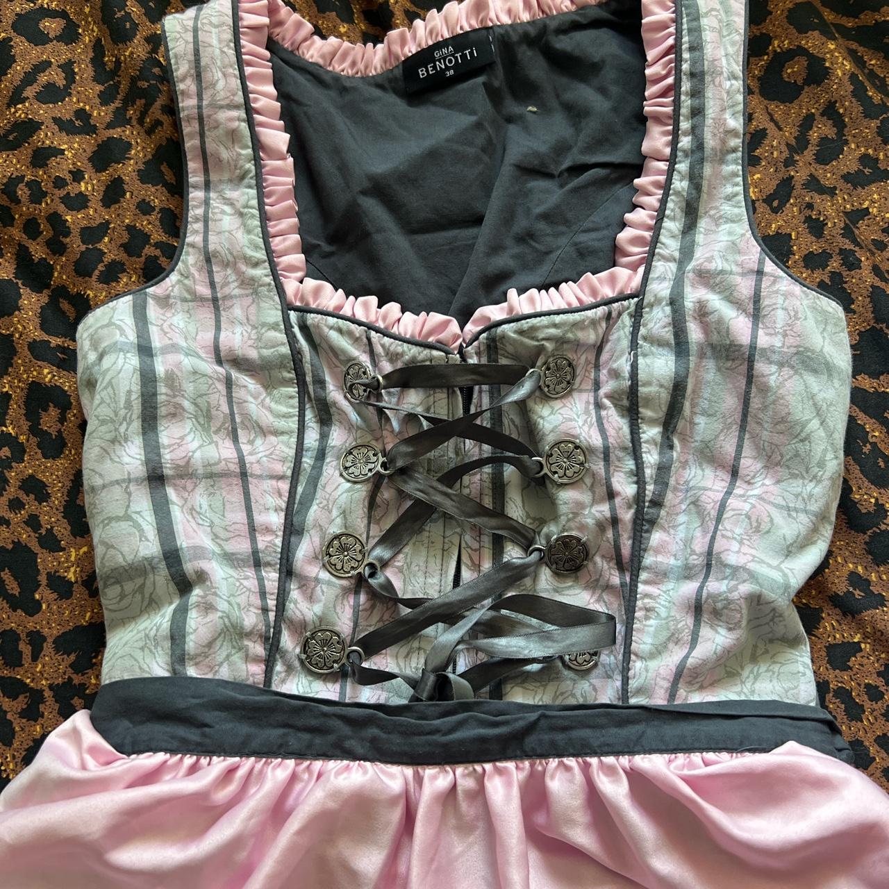 Real dirndl from Germany, size EU 38. Apron has... - Depop