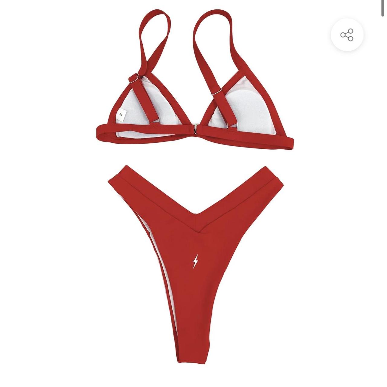 Red Bikini Set Brand Empty Whole Nwt Never Worn Depop