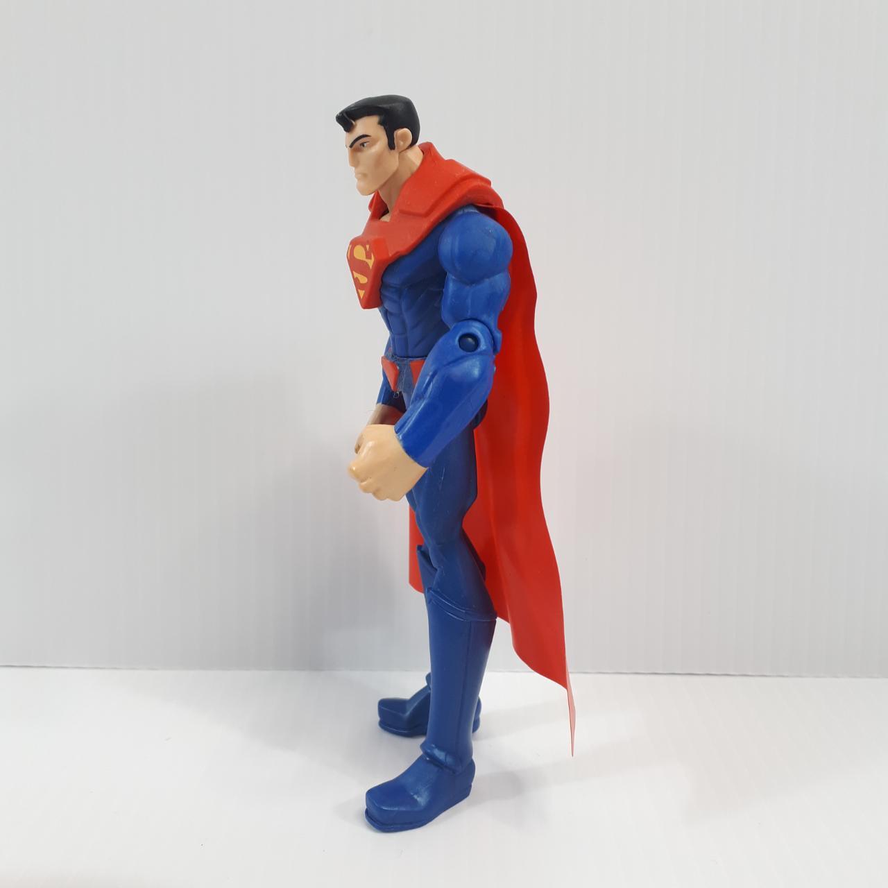 Mattel Superman Blue and Red Superhero Action Figure... - Depop