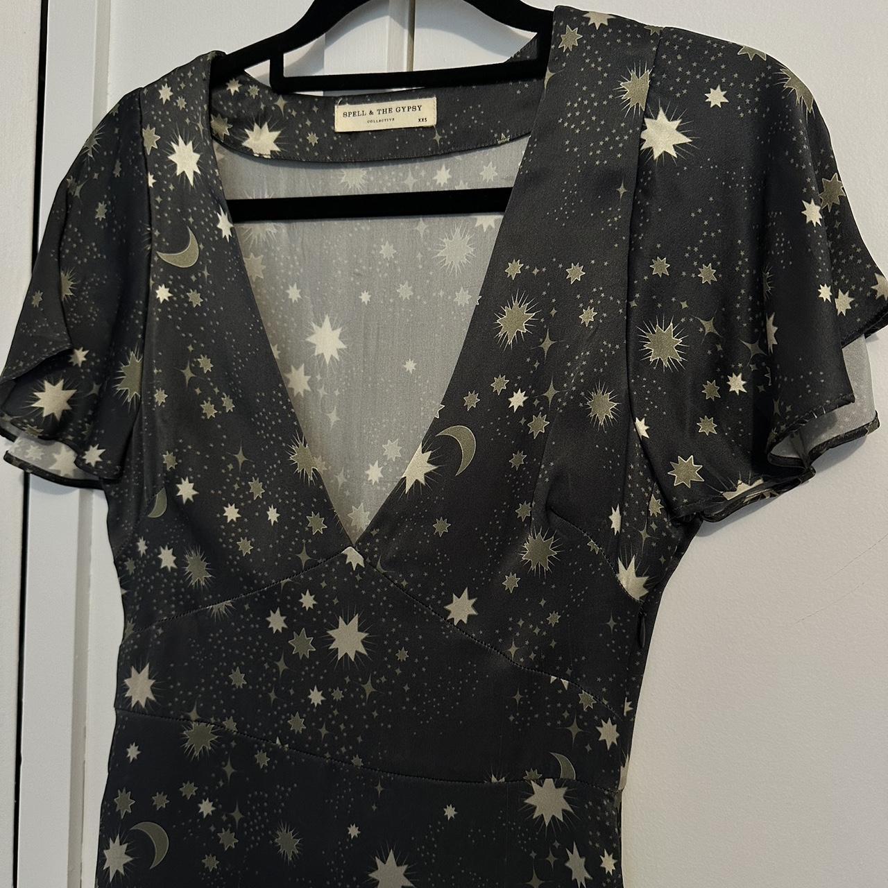 Spell designs ‘Stargazer’ dress 🌙 🖤 100% silk... - Depop