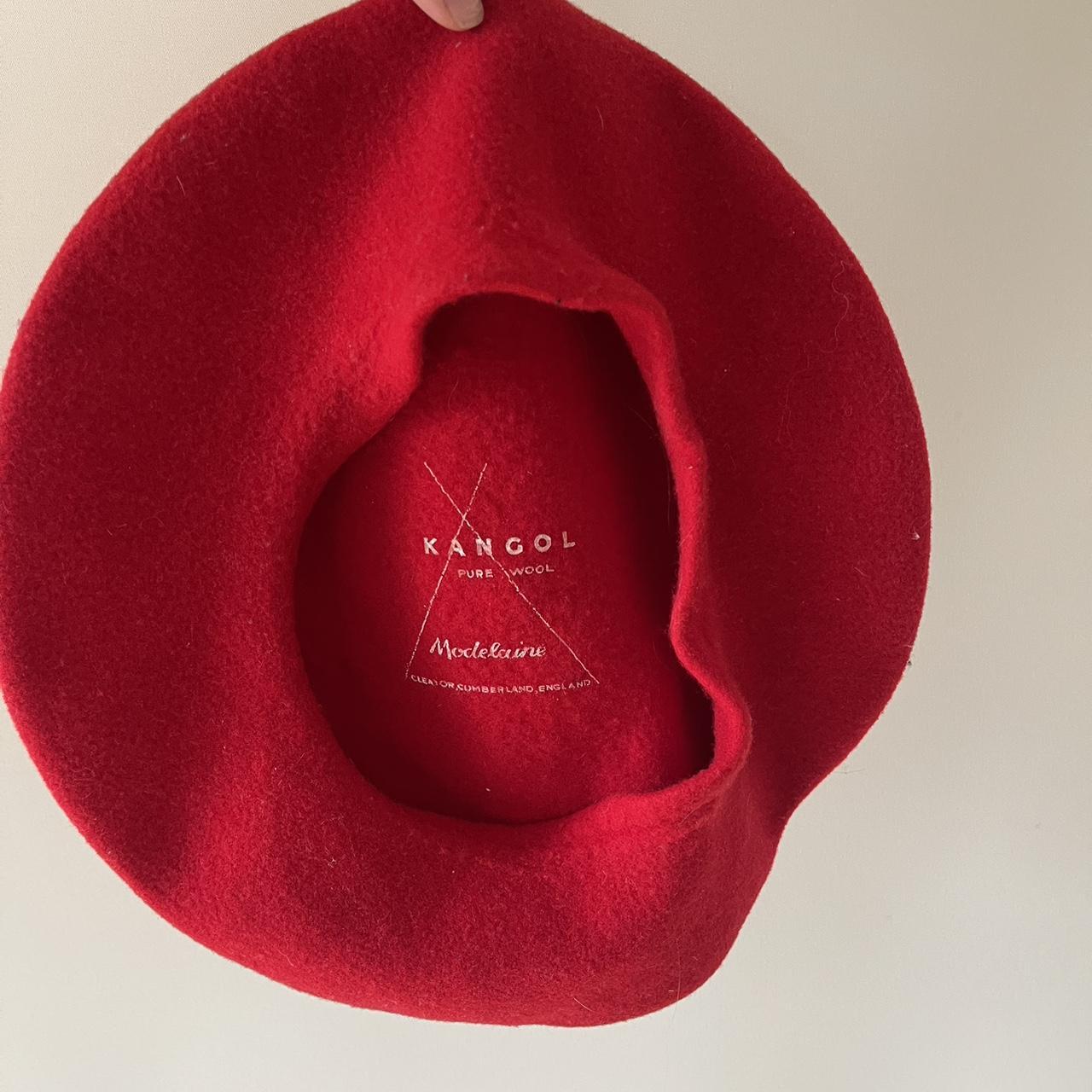 Red Kangol beret thrifted- super cute just doesn't... - Depop