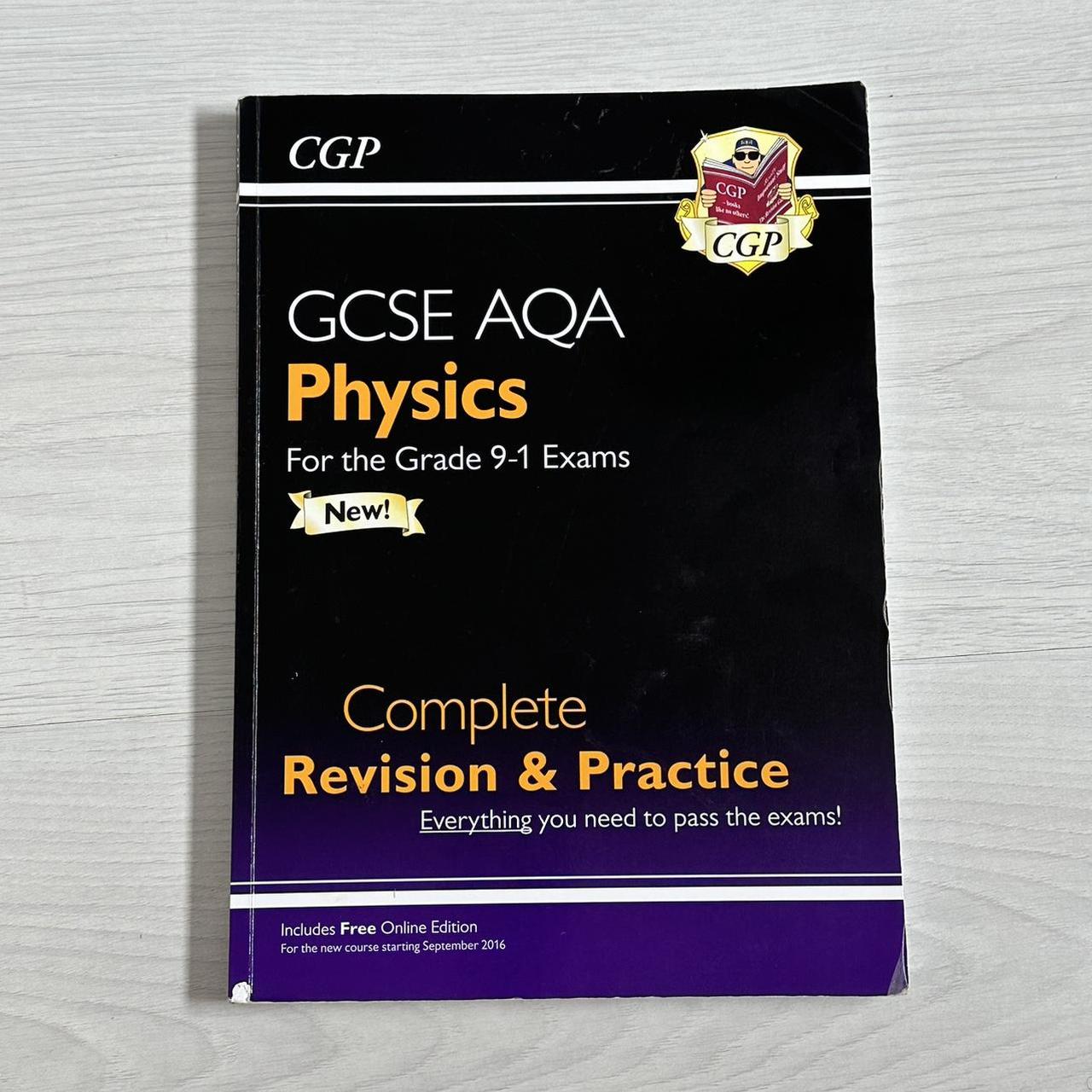 cgp aqa gcse physics revision and practice guide i... - Depop