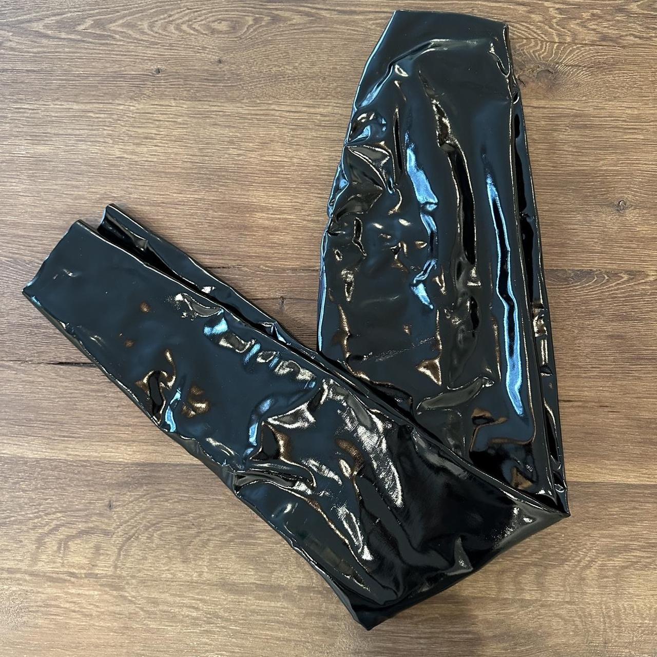 Commando faux patent leather leggings size small - Depop