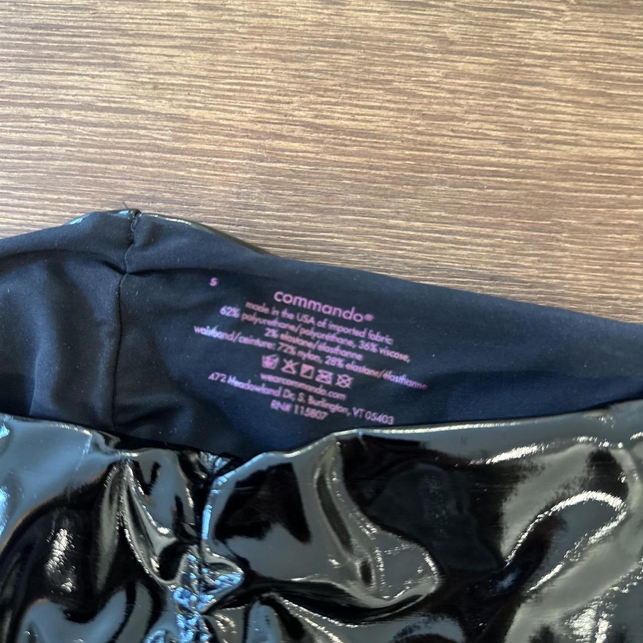 Commando faux patent leather leggings size small - Depop