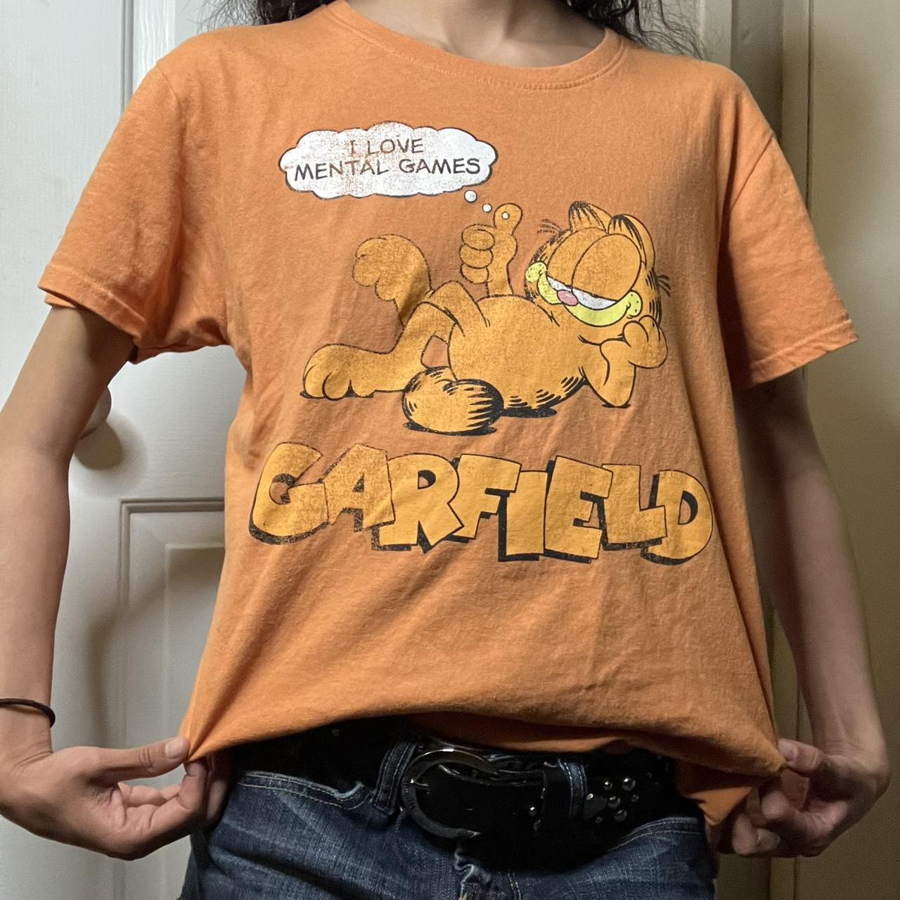 Garfield graphic tee Size: Medium Send offers, ask... - Depop