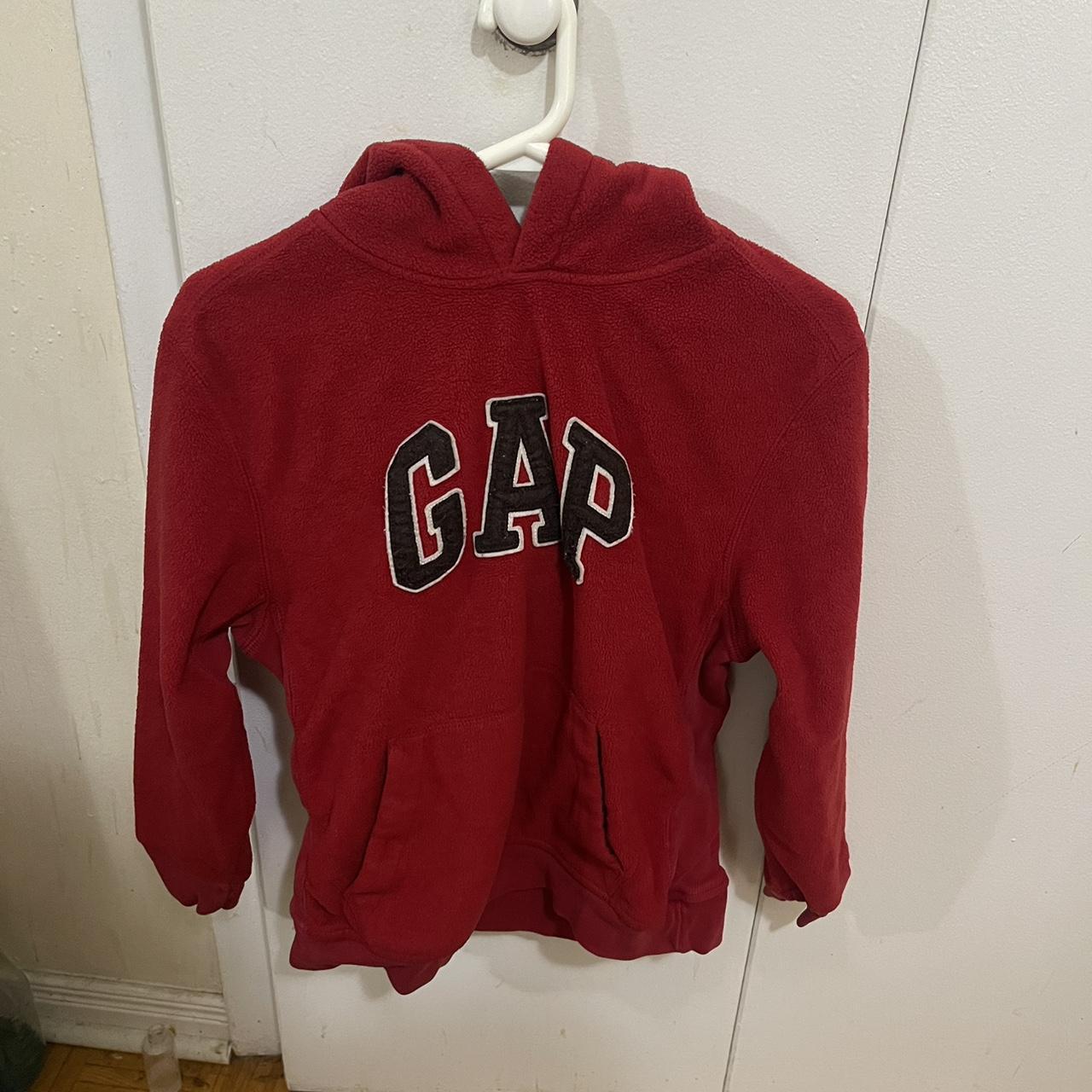 Gap red and black hoodie size small - Depop