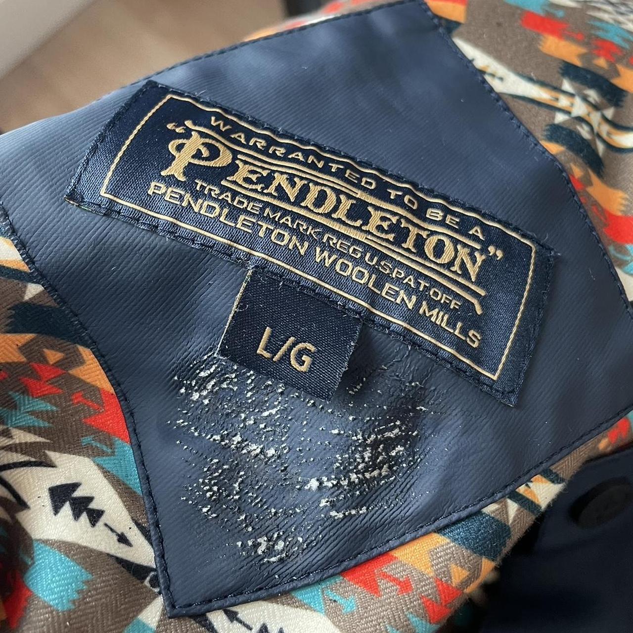 Pendleton Men's Navy Coat | Depop