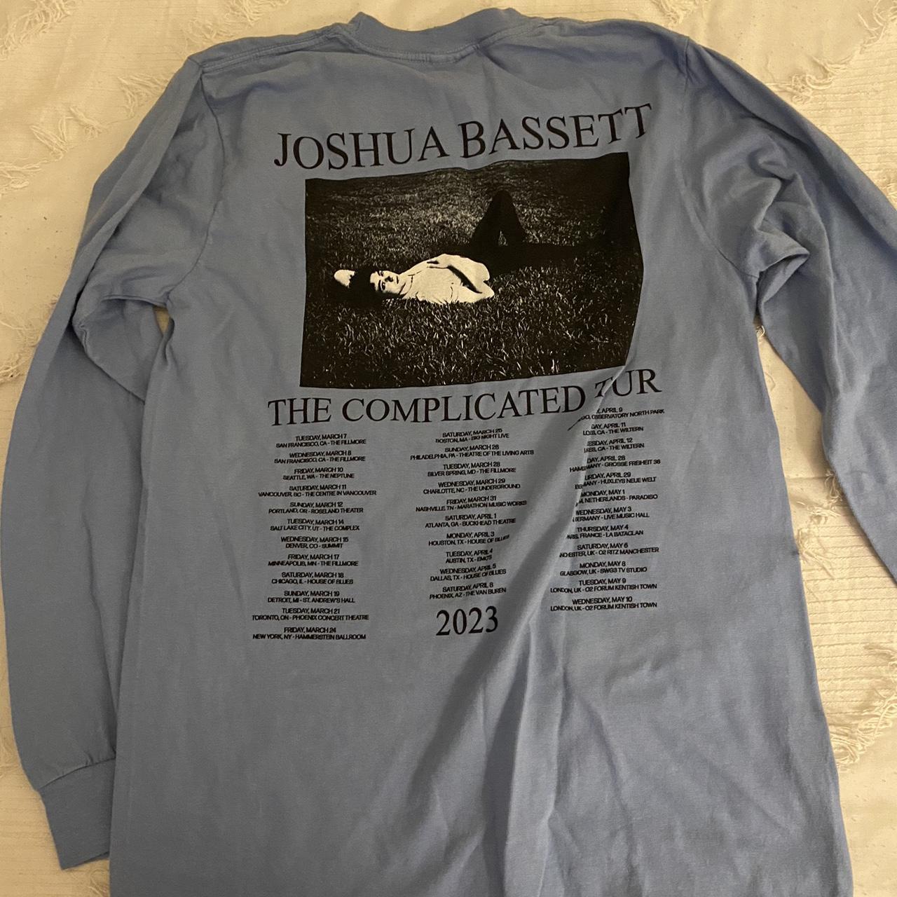 joshua basset merch! never worn and bought at the... - Depop