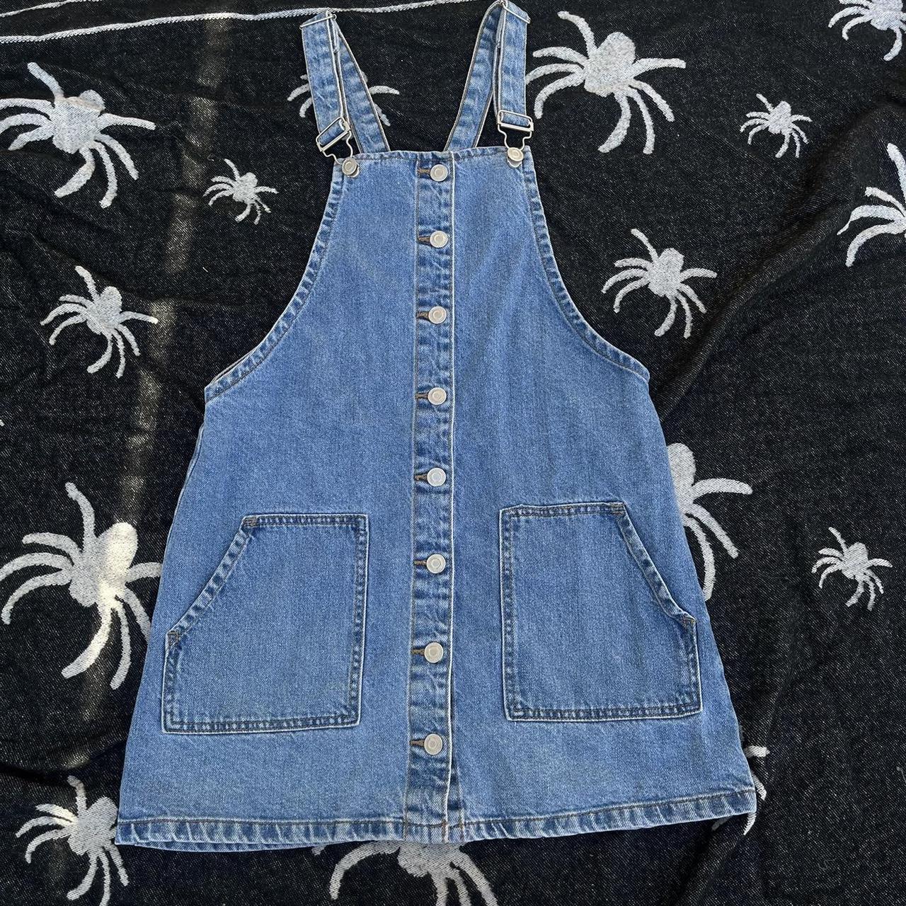 denim co mini denim dress so ldr lol super cute... - Depop