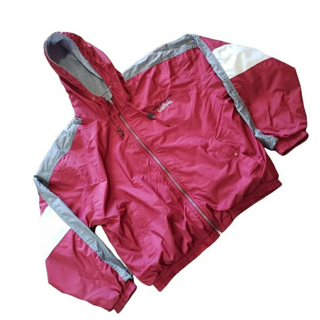 Arkansas #Razorbacks Jacket Puffer Vintage Red Oak... - Depop