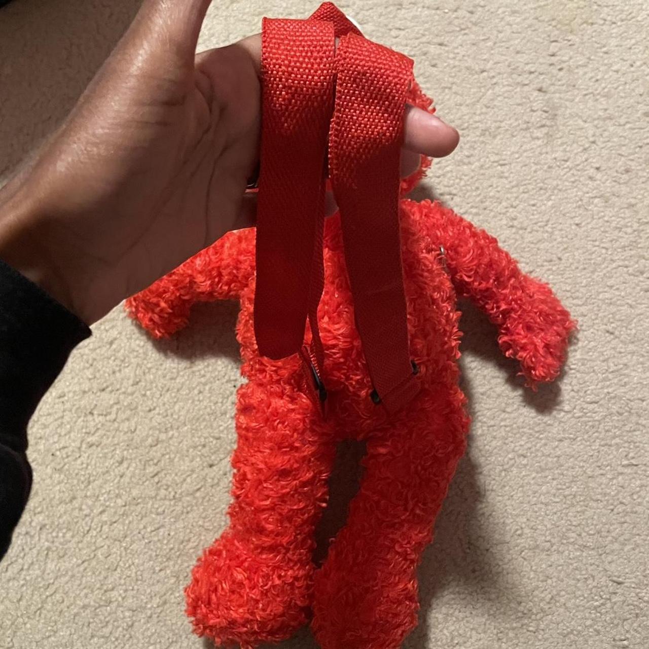 vintage 2000s y2k sesame street elmo plush backpack... - Depop