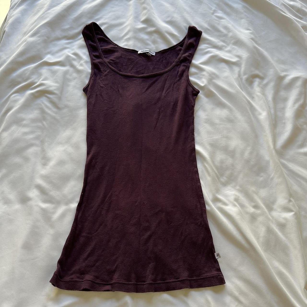 James Perse purple wine color tank top pay through... - Depop