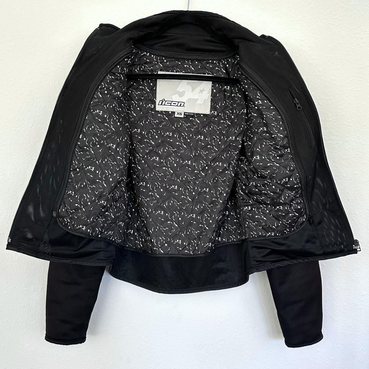 2000s ICON Motorcycle Jacket Icon Brand Biker Jacket... - Depop