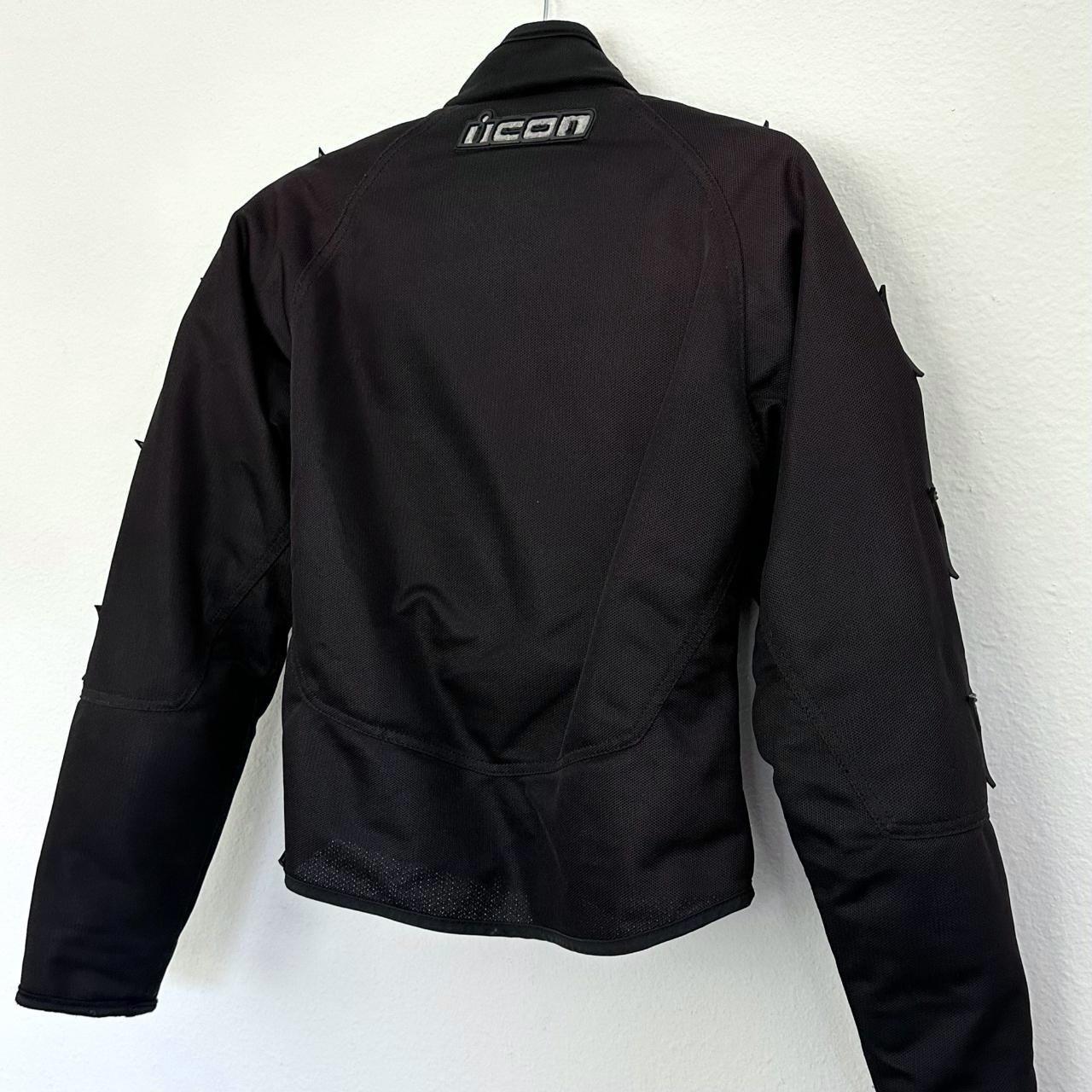 2000s ICON Motorcycle Jacket Icon Brand Biker Jacket... - Depop